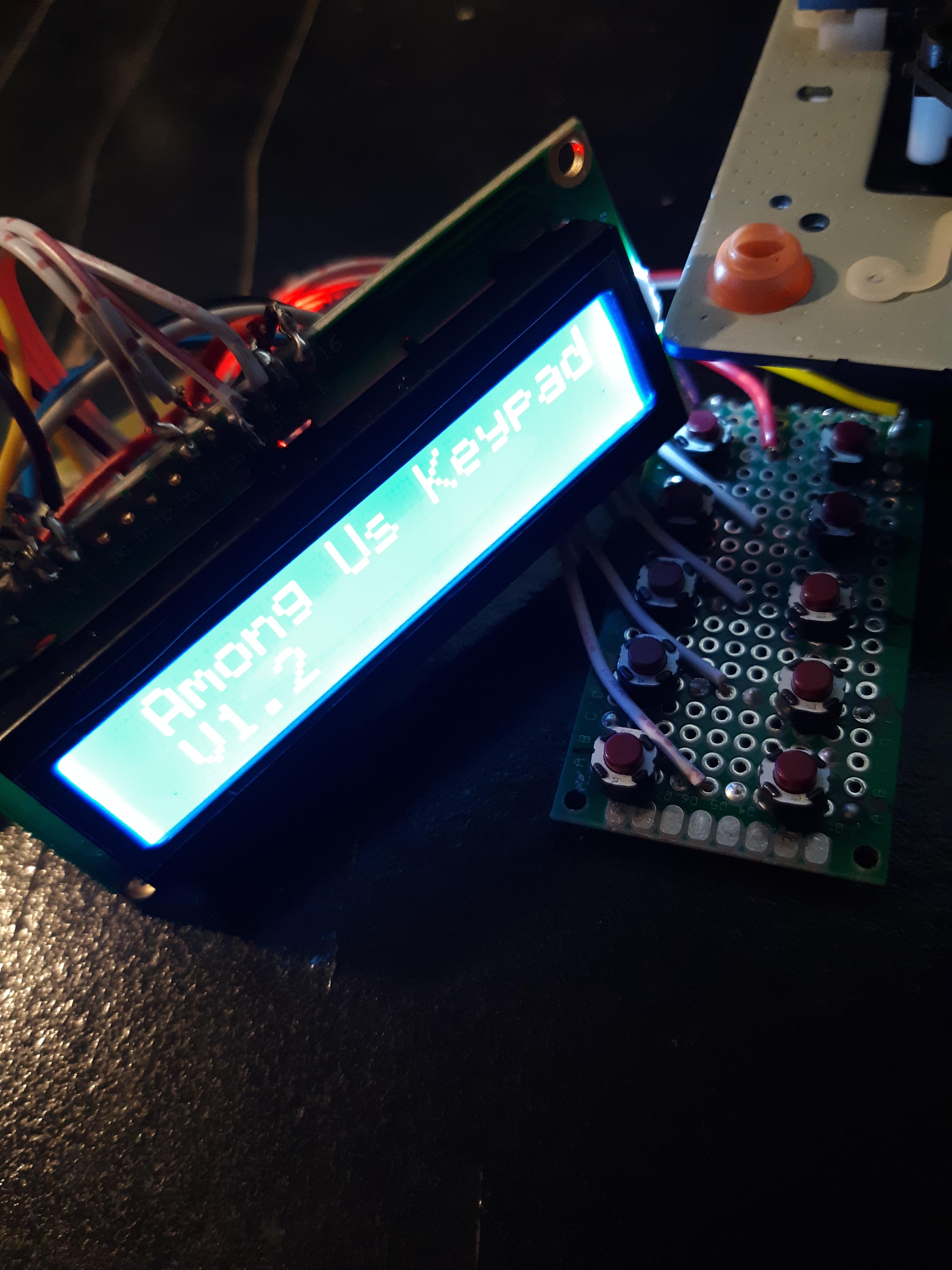 Among Us Inspired Keypad Control : 5 Steps - Instructables