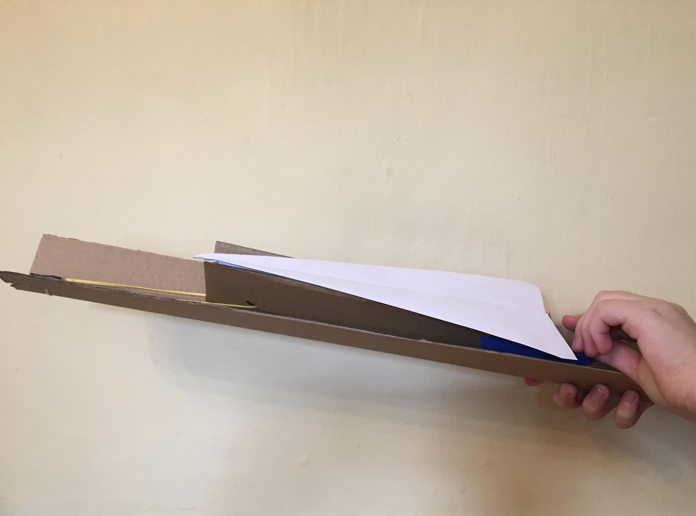 A Cardboard Paper Airplane Launcher : 8 Steps - Instructables
