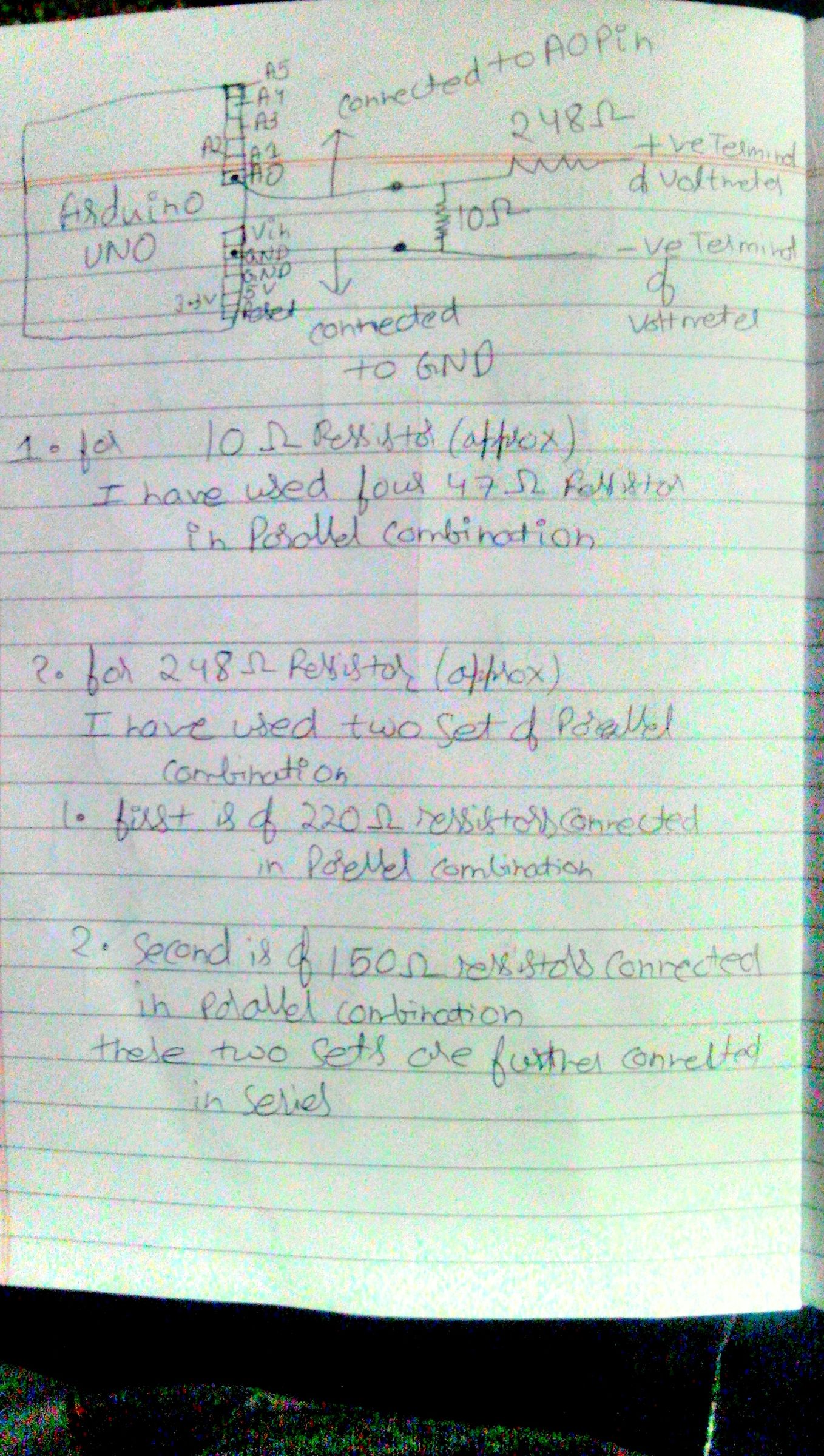 Voltmeter Using Arduino and Some Resistor Circuits - Instructables