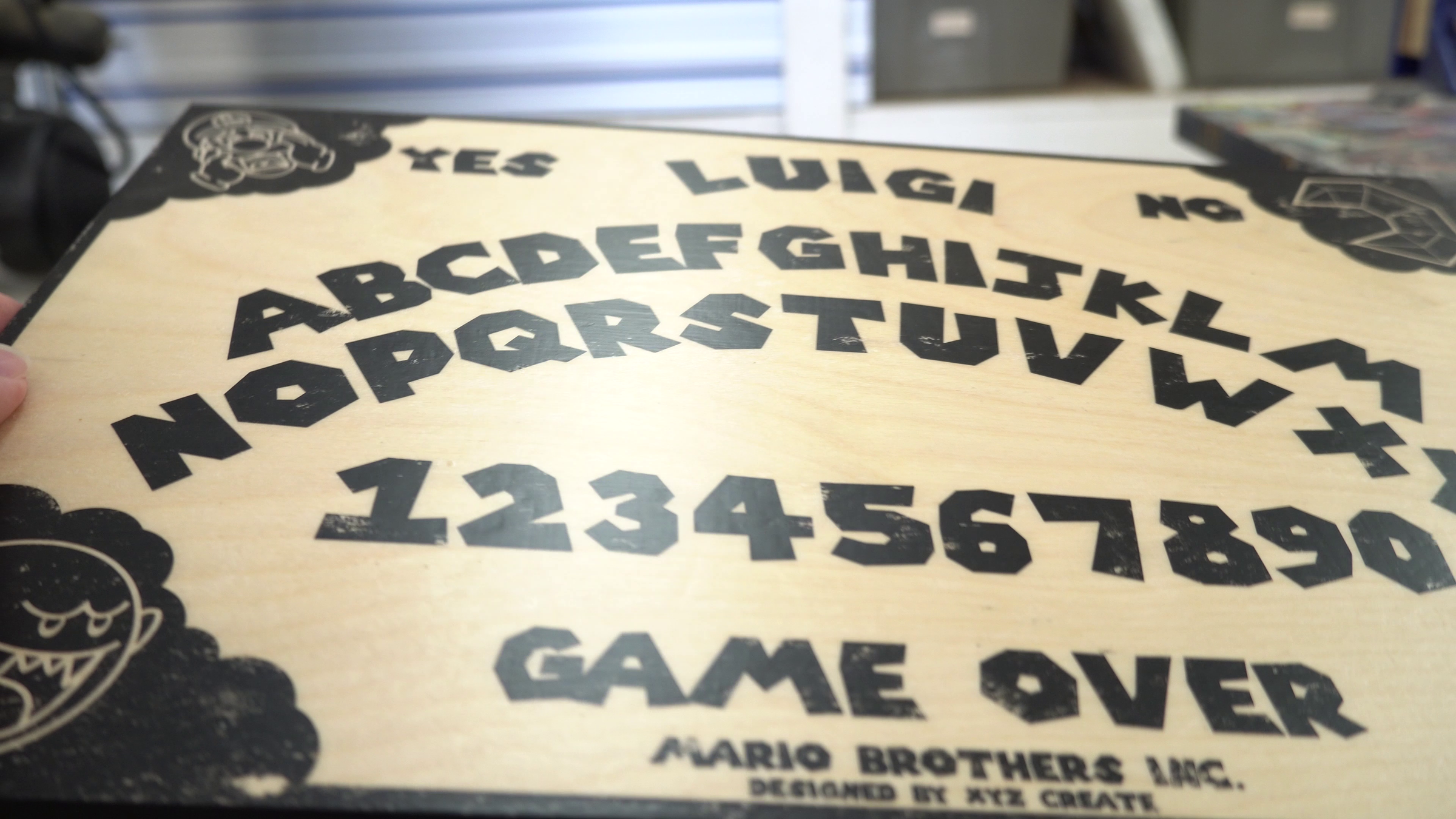 Custom Wooden Ouija Board // Luigi Board : 10 Steps (with Pictures ...