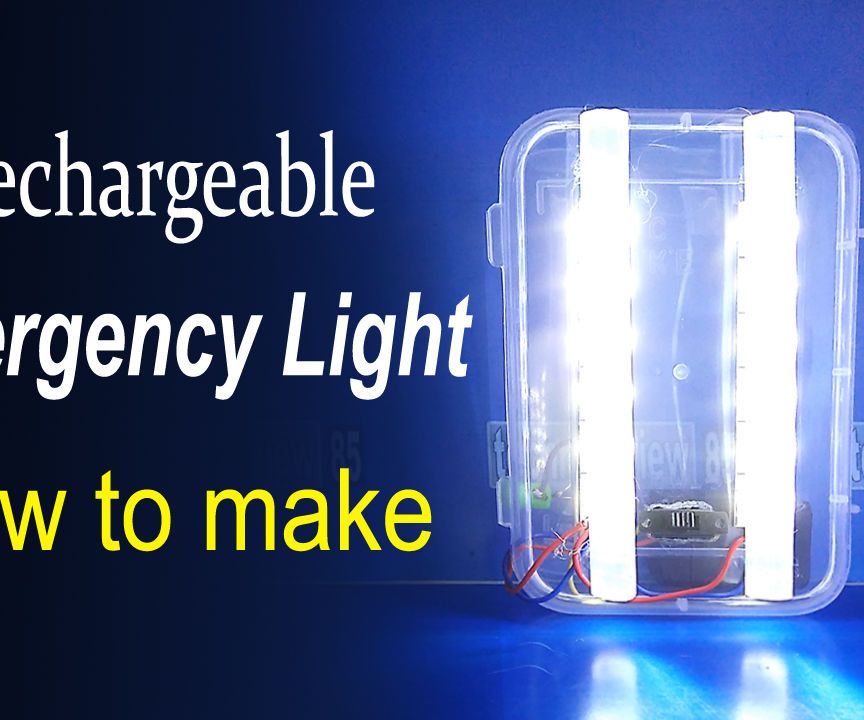 Rechargeable LED Emergency Light - Instructables