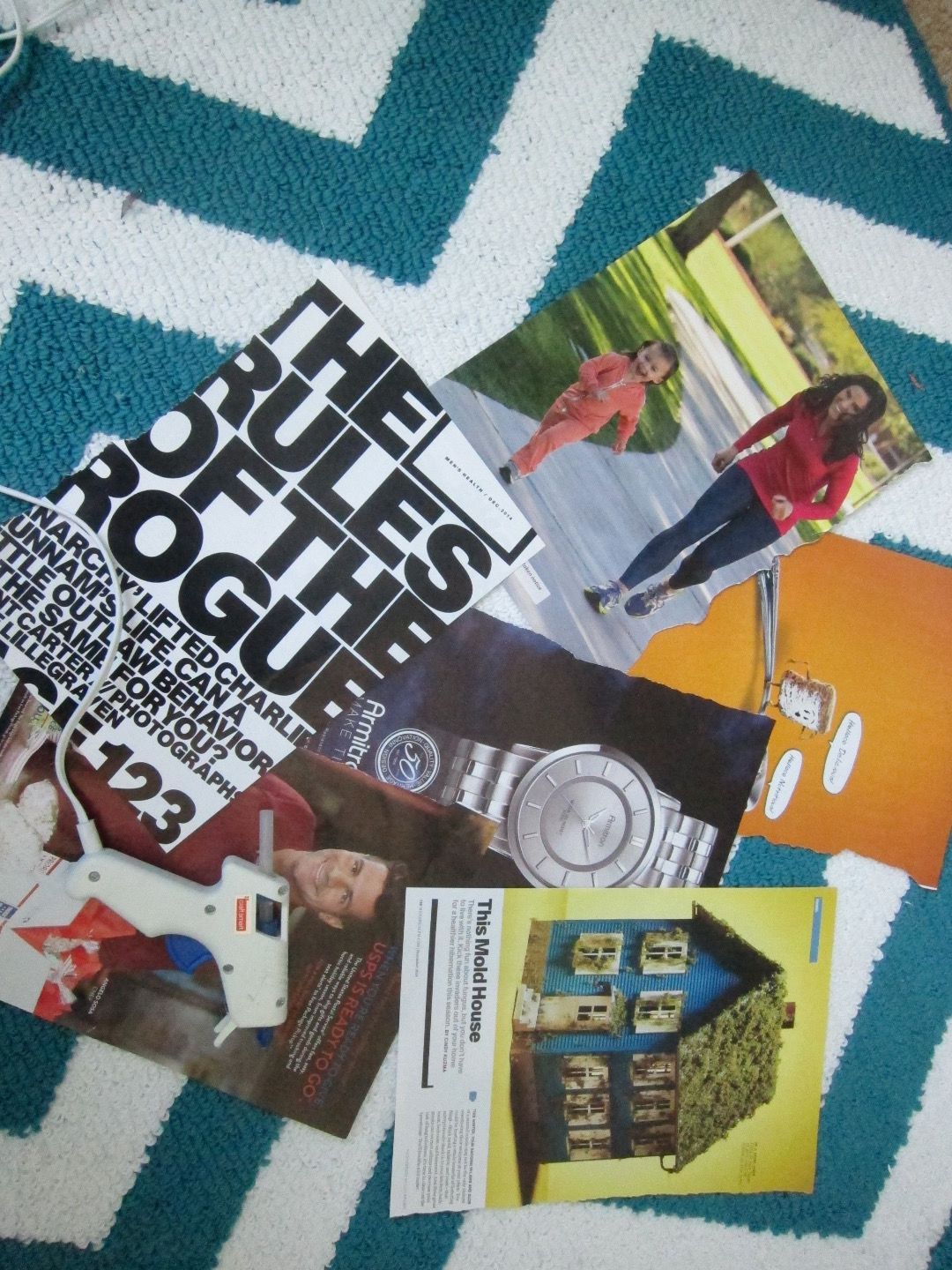DIY Magazine Wall Decor :) : 5 Steps - Instructables