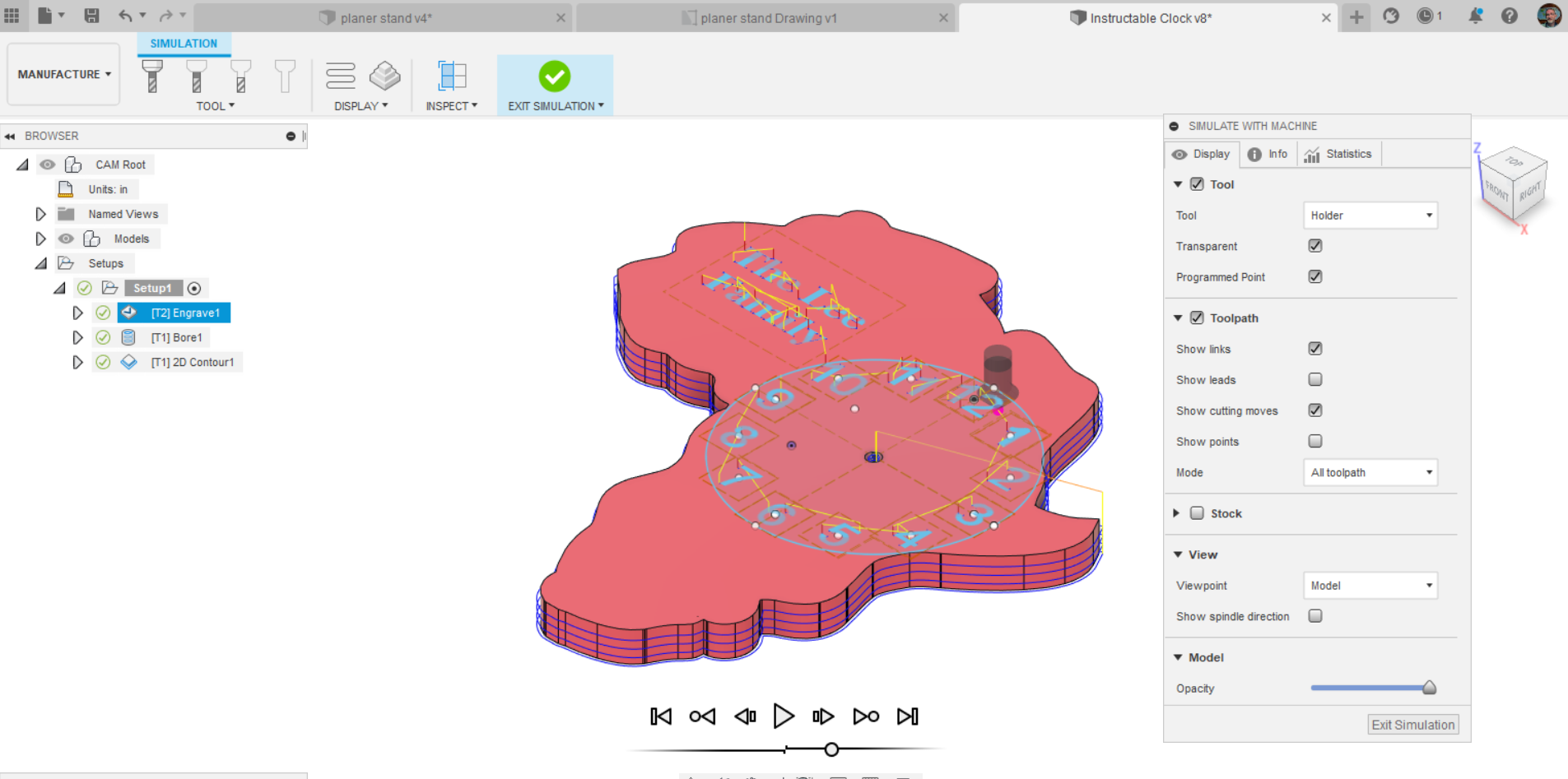 Make a Clock With Fusion 360 and a CNC Machine : 10 Steps (with ...