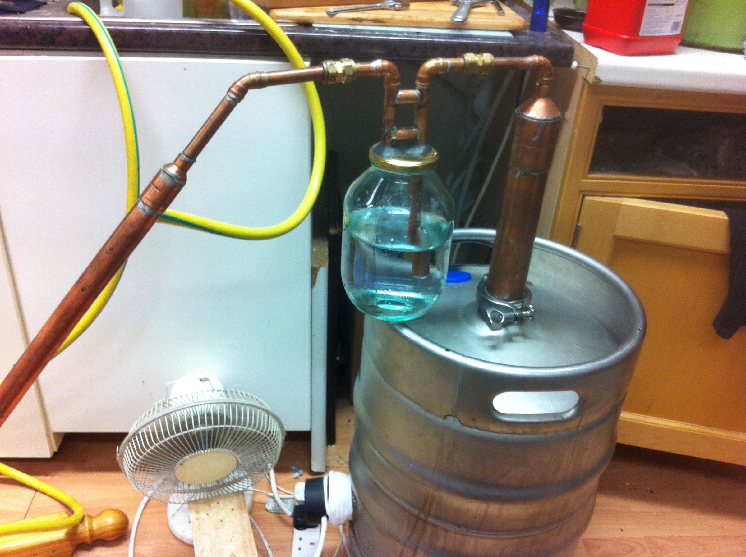 Build a Keg Still for Whiskey (Pot Still Design) : 12 Steps - Instructables