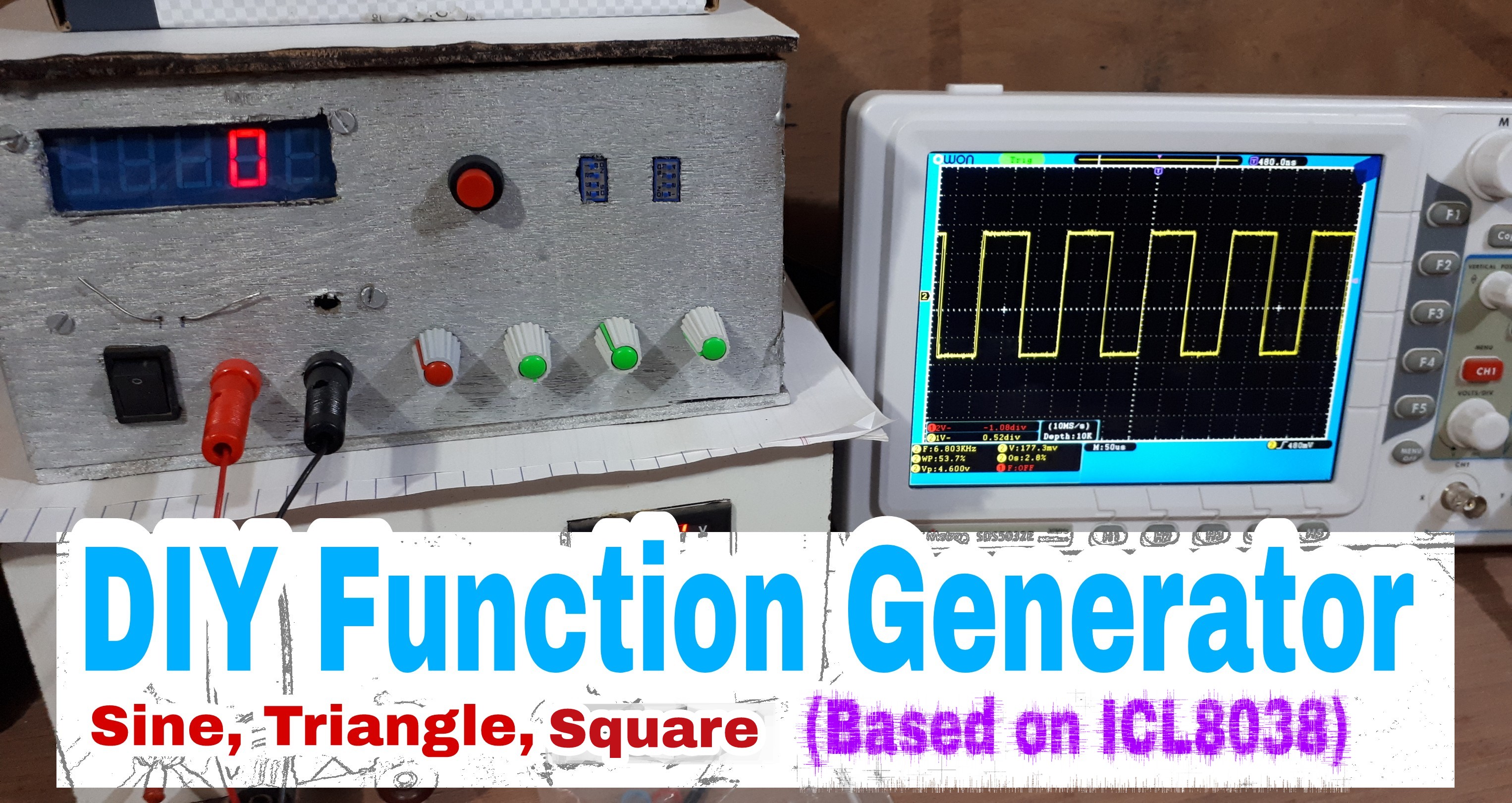 DIY Function Generator (ICL8038) 0 Hz - 400Khz : 11 Steps - Instructables