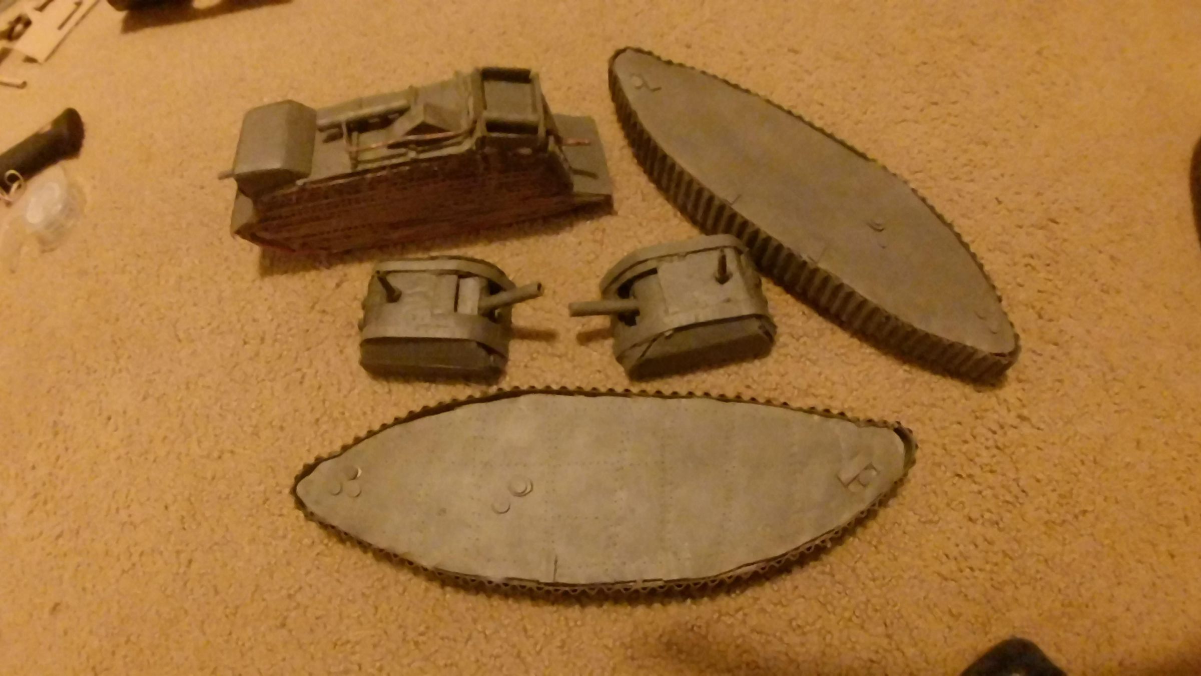 Cardboard Model Mark IV British Tank : 10 Steps (with Pictures ...