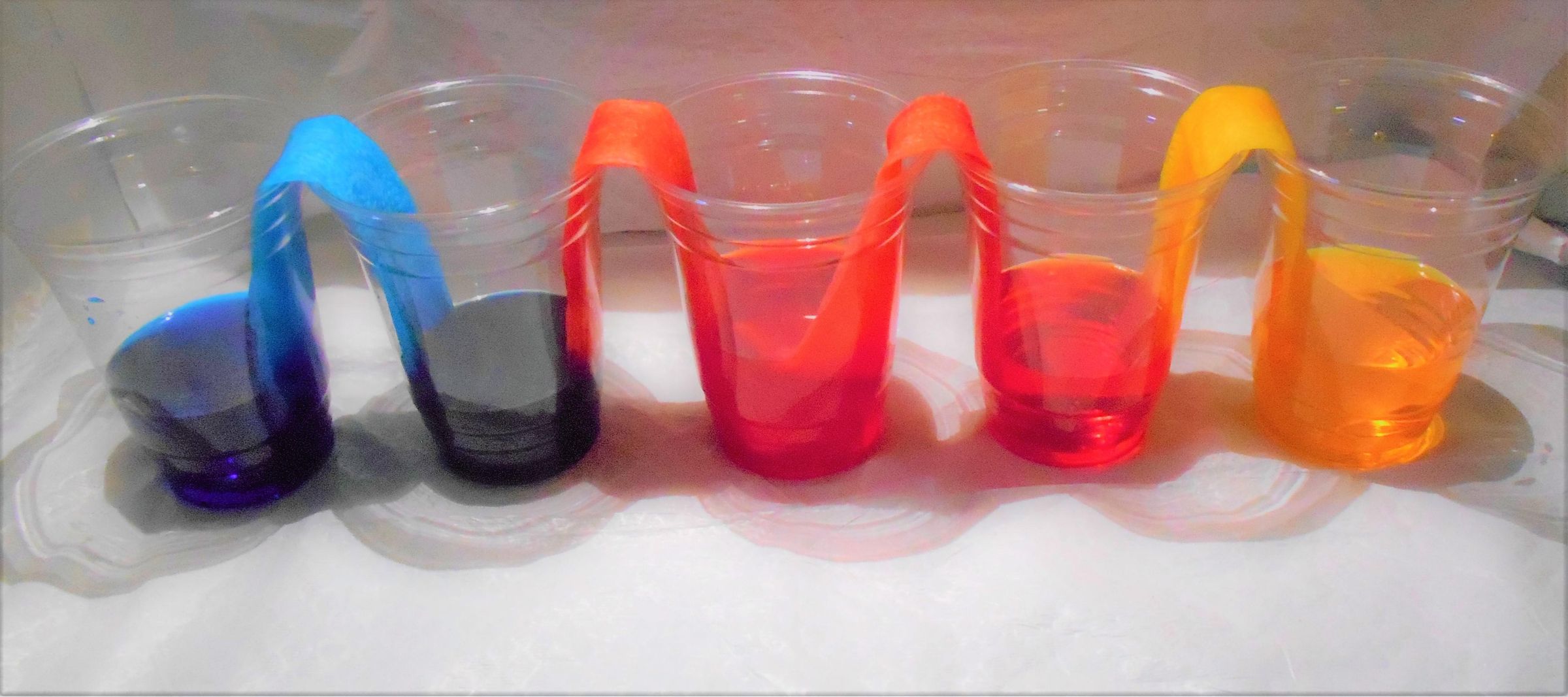 Easy Magical Walking Rainbow Experiment : 5 Steps (with Pictures ...