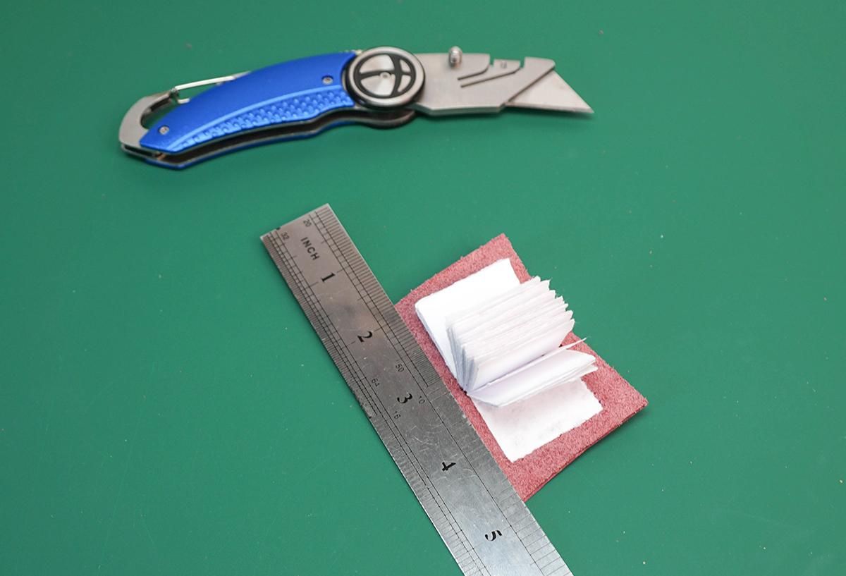 DIY Mini Book With Long Stitch Binding | How to Make a Tiny Bound Book ...