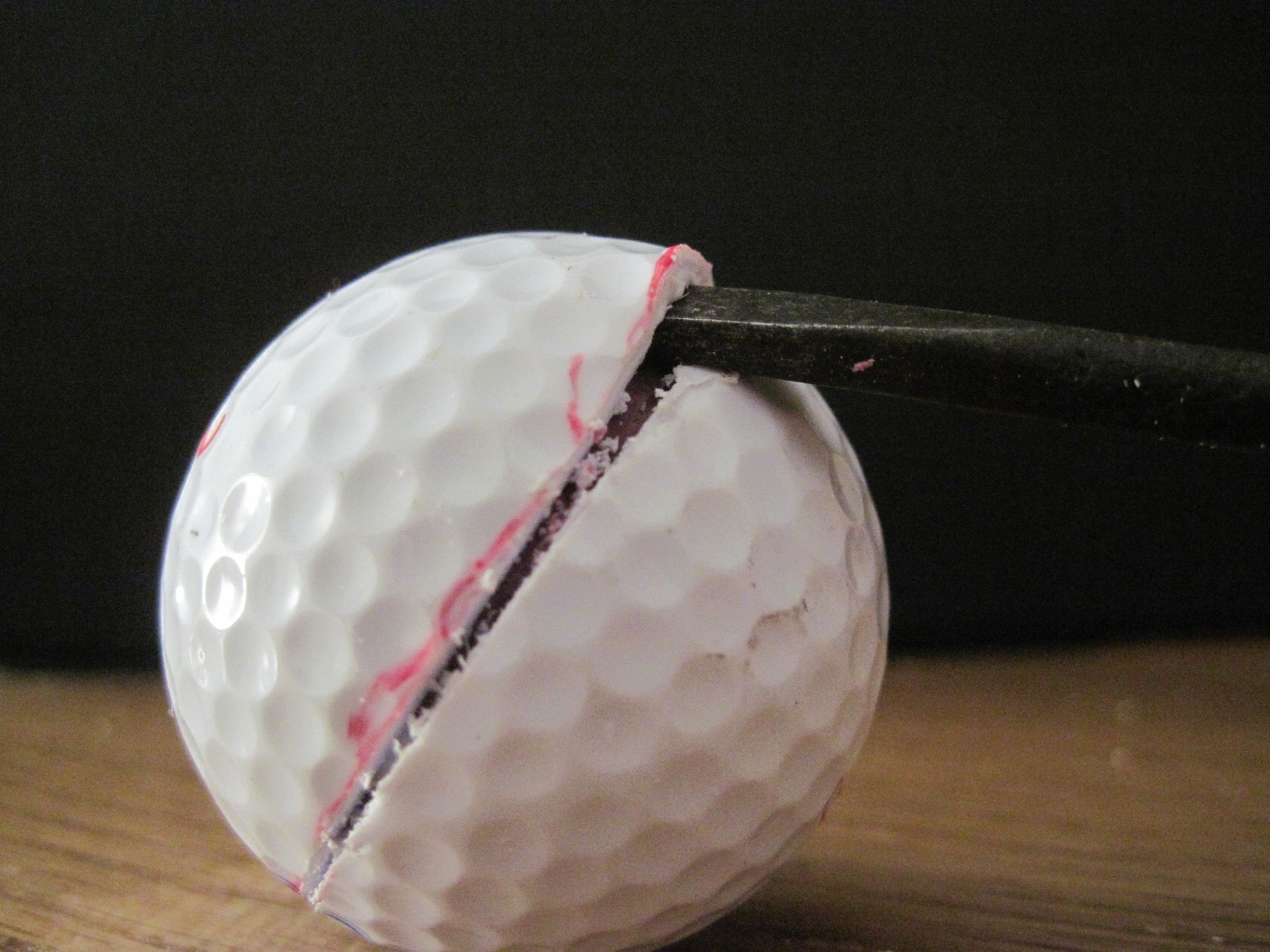 How to Cut Off the Outer Shell of a Golf Ball : 3 Steps - Instructables