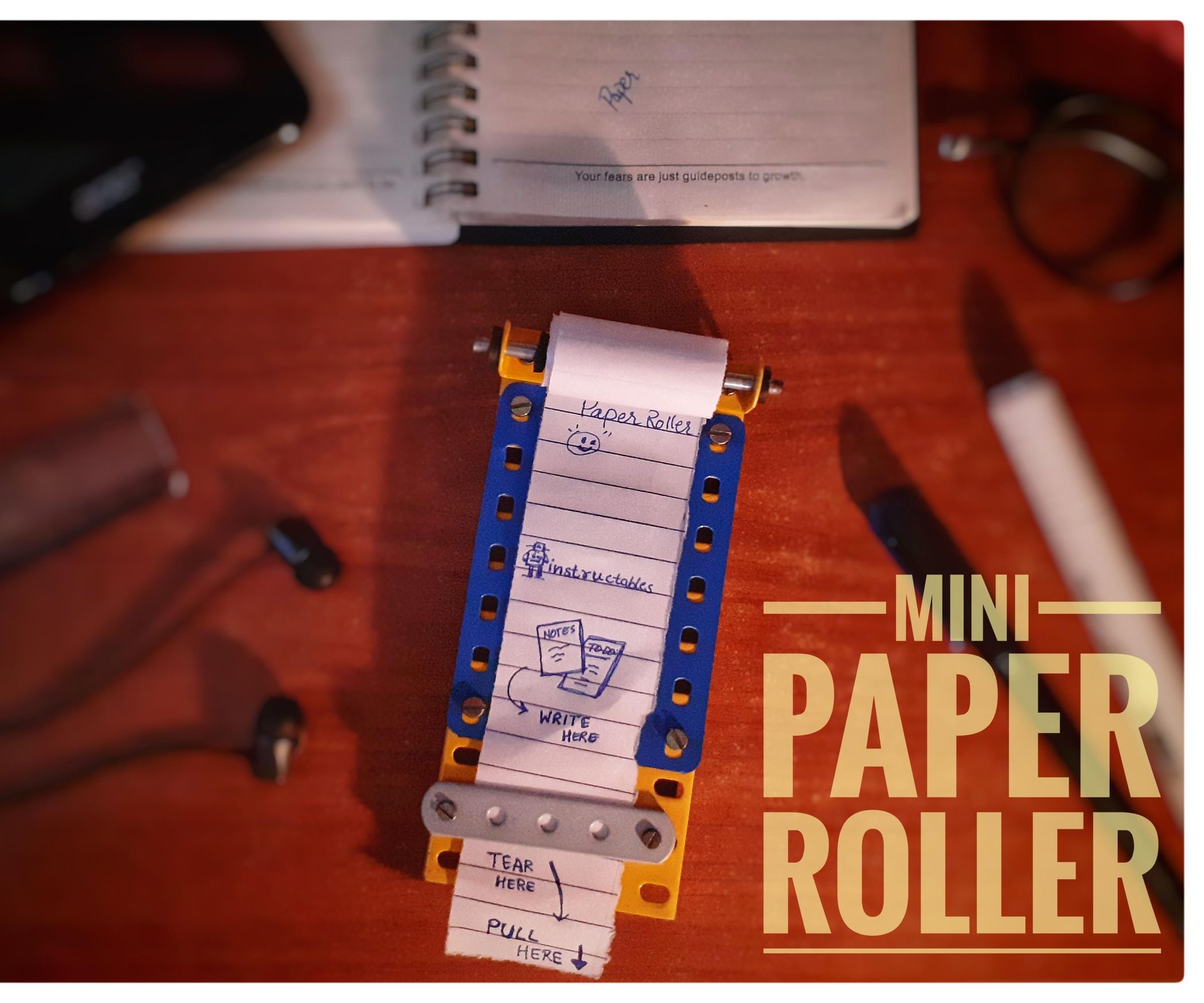 Mini Paper Roller (DIY) : 6 Steps (with Pictures) - Instructables