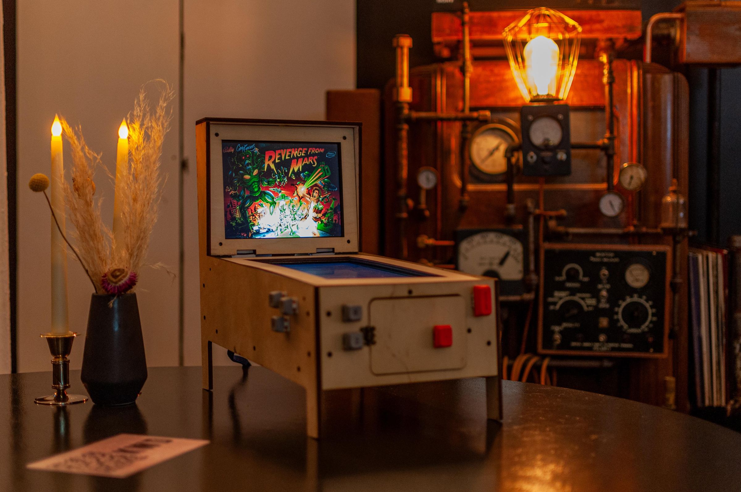 Small Virtual Pinball Machine With Surround Sound! : 18 Steps (with ...