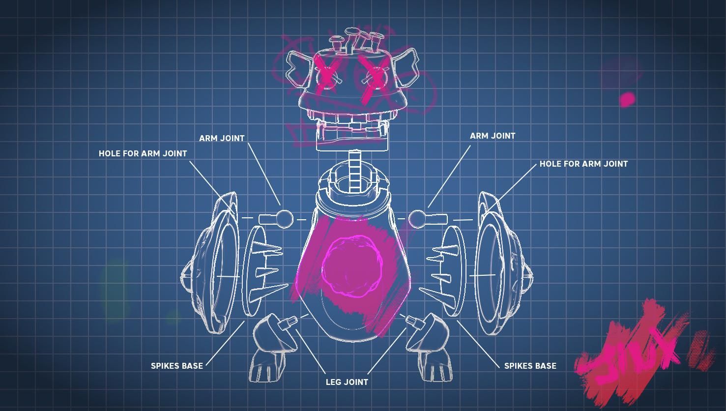 Monkey Bomb From Arcane - Shaking Head Toy (3D Printed) : 4 Steps ...