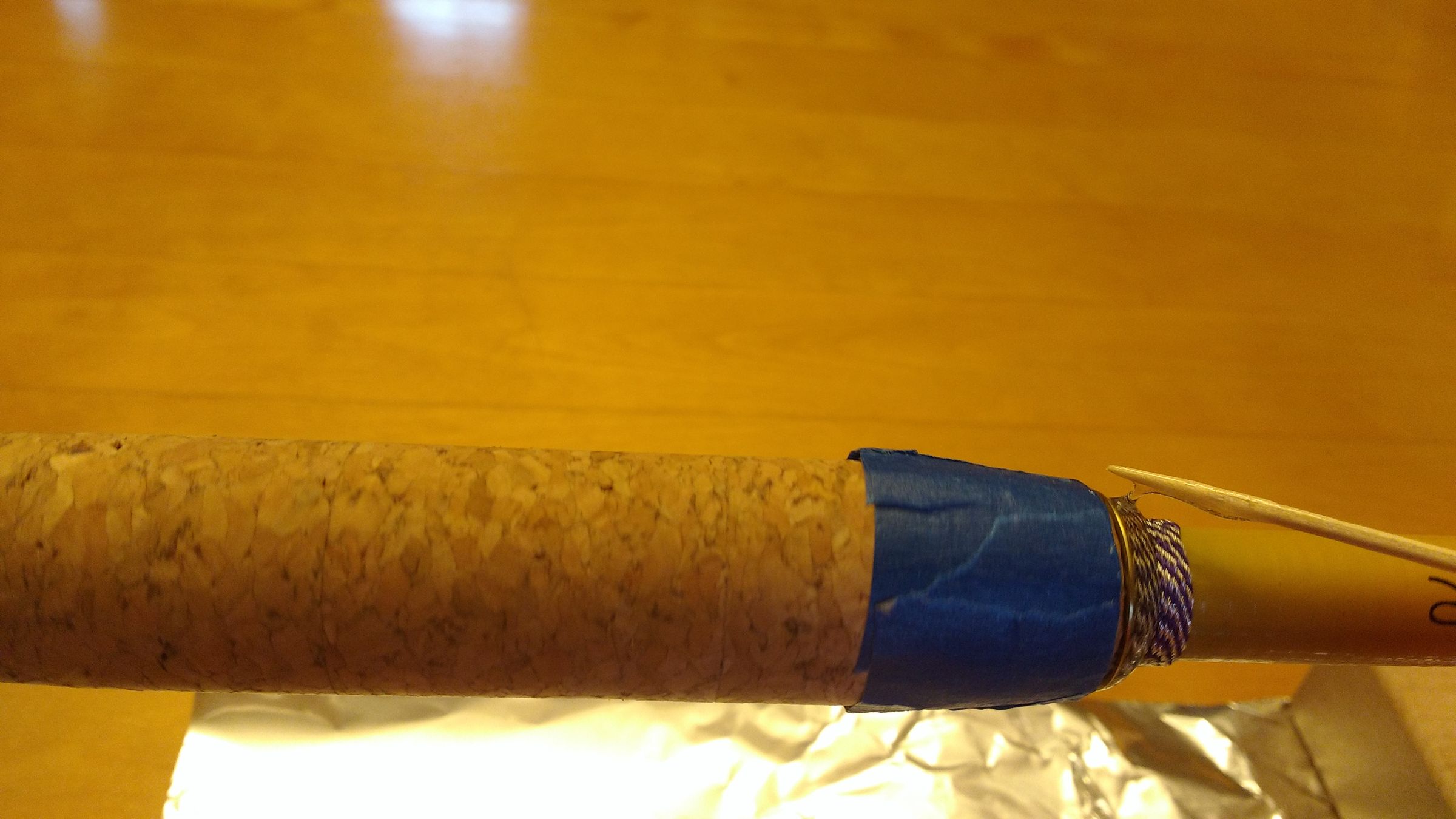Wine Cork Fishing Rod Grip Made on a Metalworking Lathe : 9 Steps (with ...