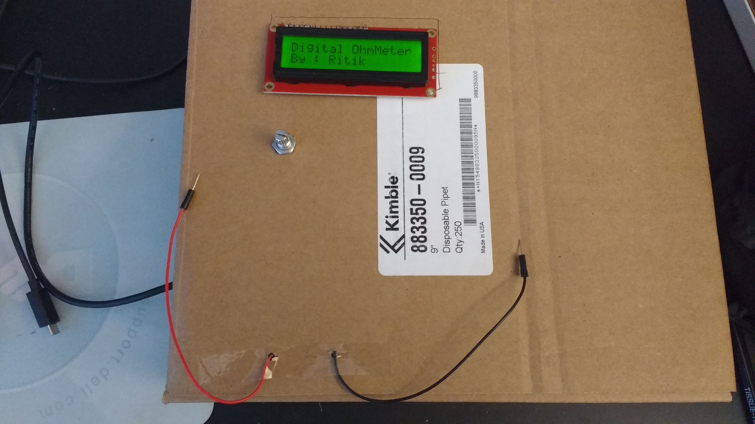Arduino Ohm Meter With LCD : 4 Steps - Instructables