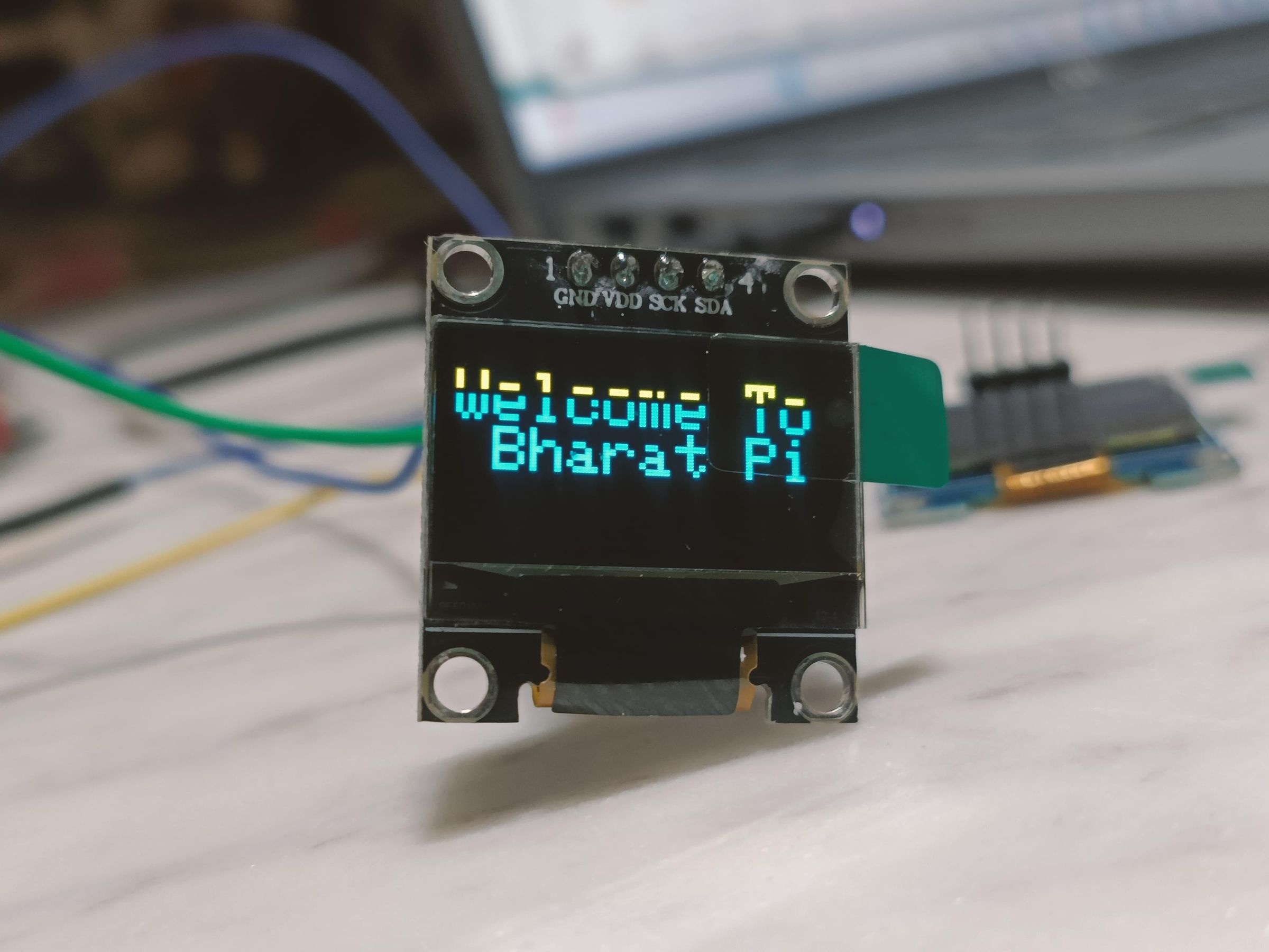 Guide for I2C OLED Display With Bharat Pi - Instructables