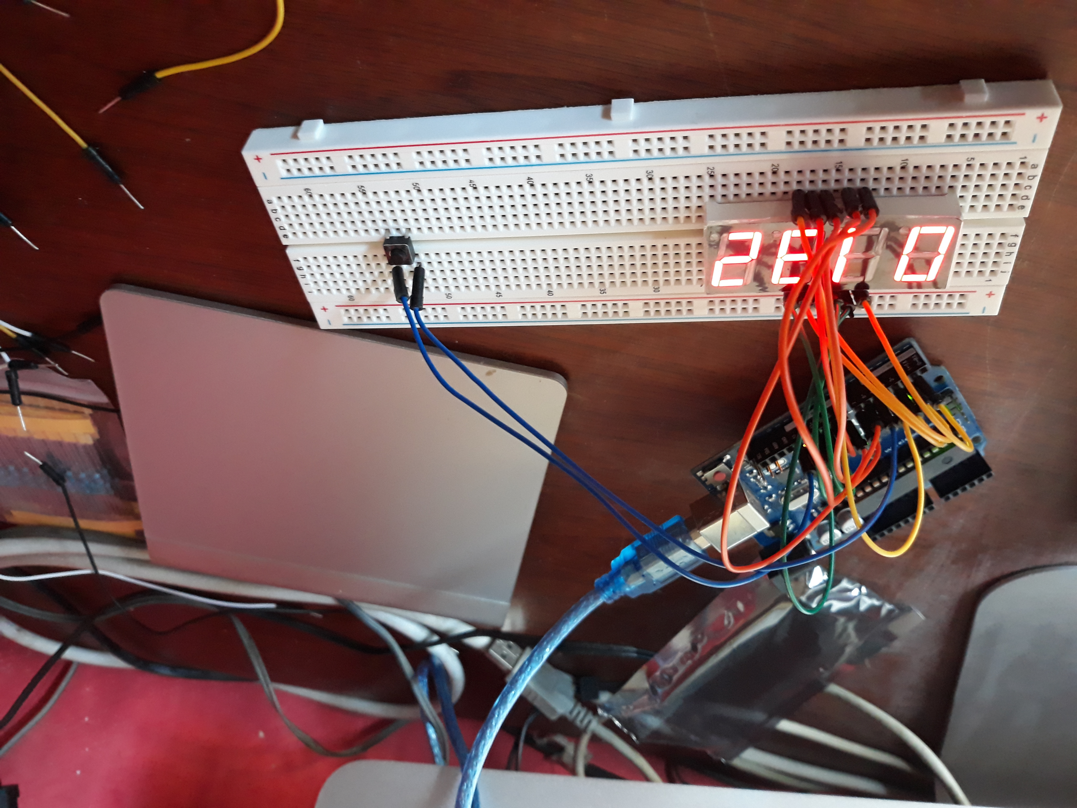 4 Digit 7-Segment Timer With Reset Button : 5 Steps - Instructables