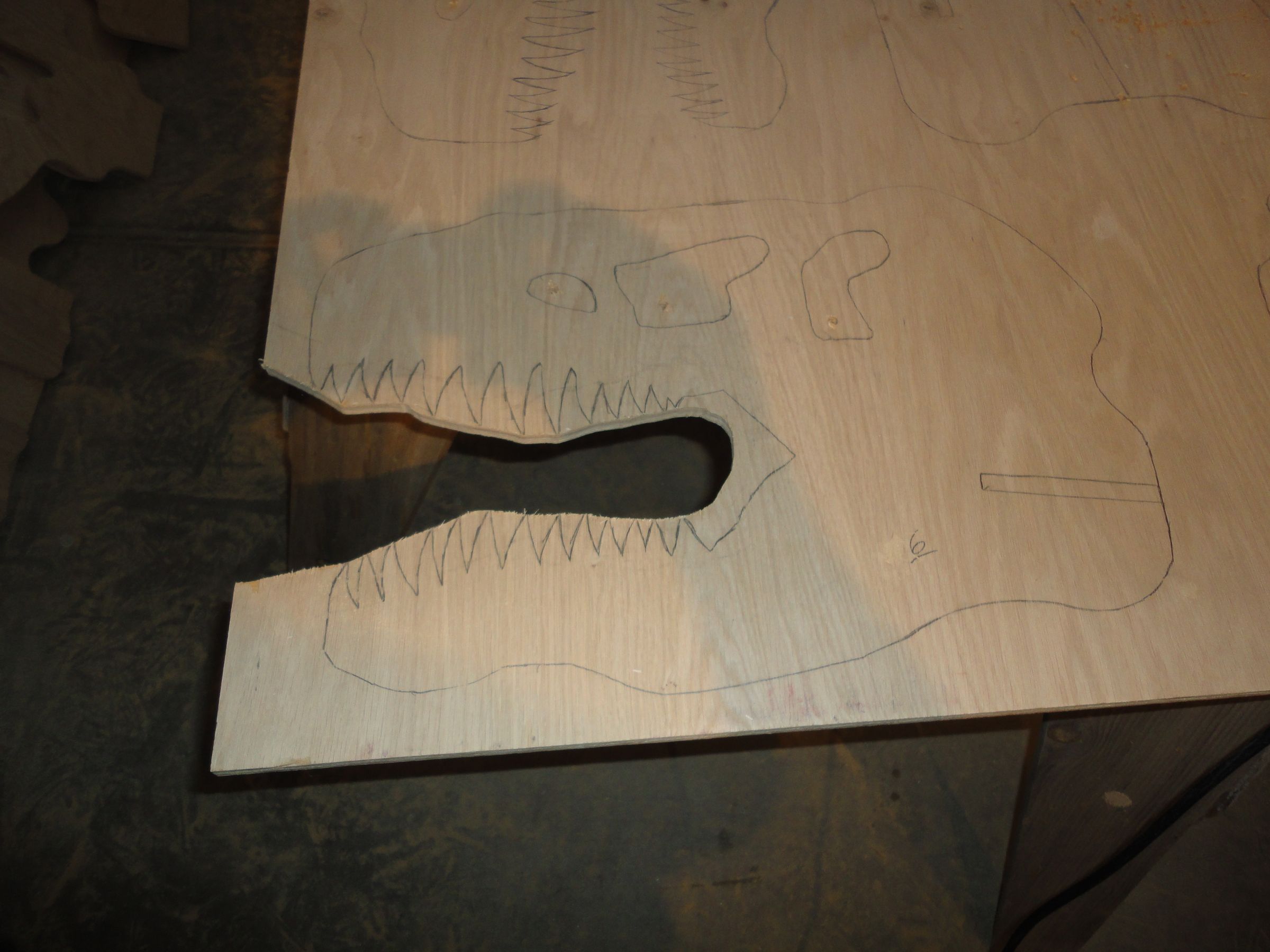 Build a 6'-0" Tall Wooden T-Rex Model : 7 Steps (with Pictures ...