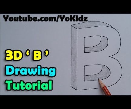 3D Drawing of Letter B - Instructables