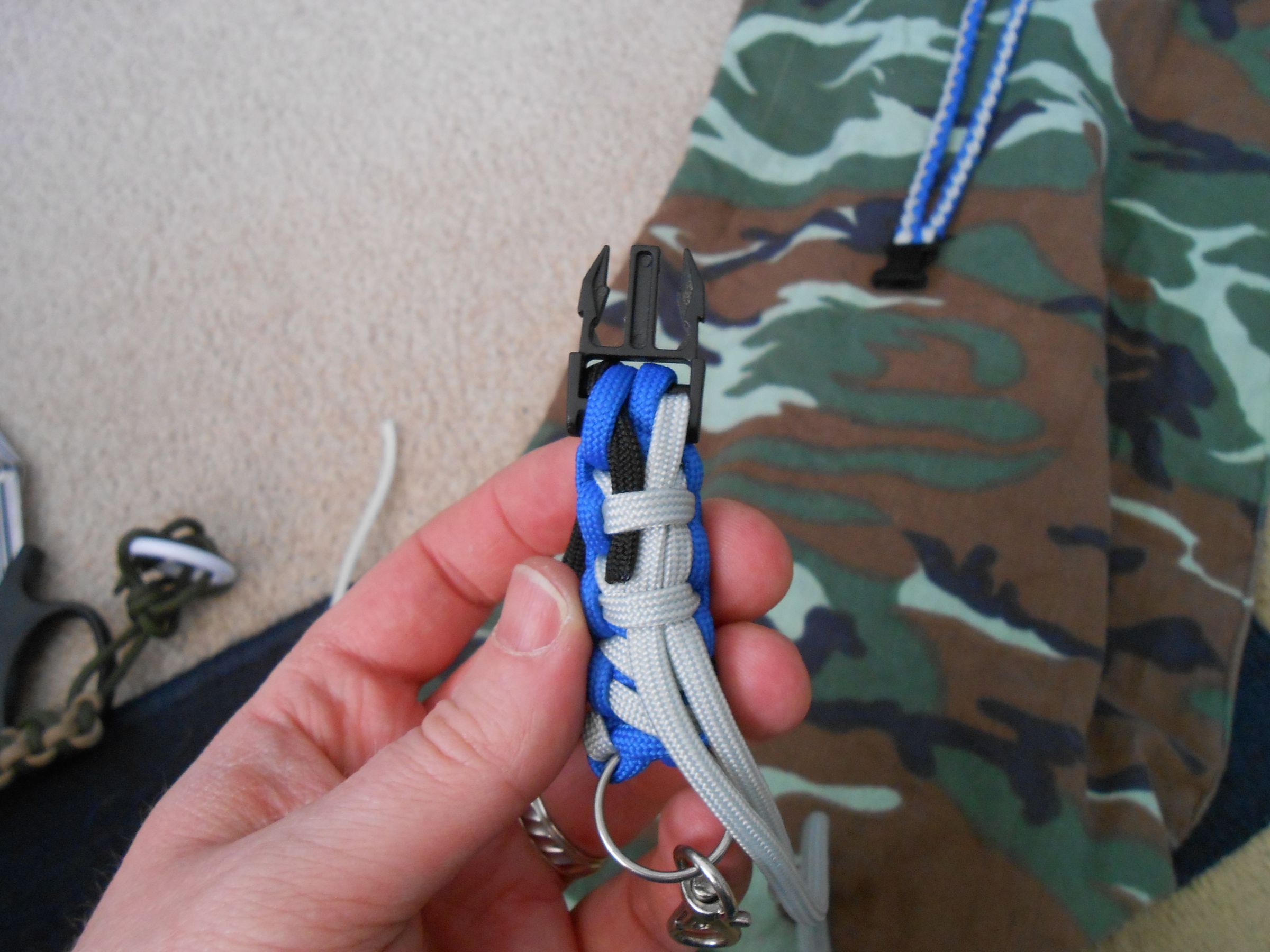 Break Away Paracord Lanyard With Side Release Buckle and Swivel Snap ...