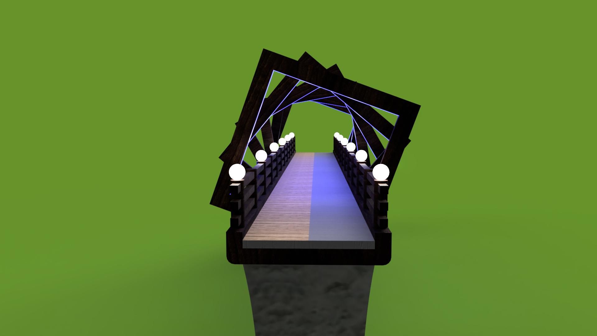 Futuristic Neon Light Bridge With Fusion 360 | Make It Bridge : 6 Steps ...