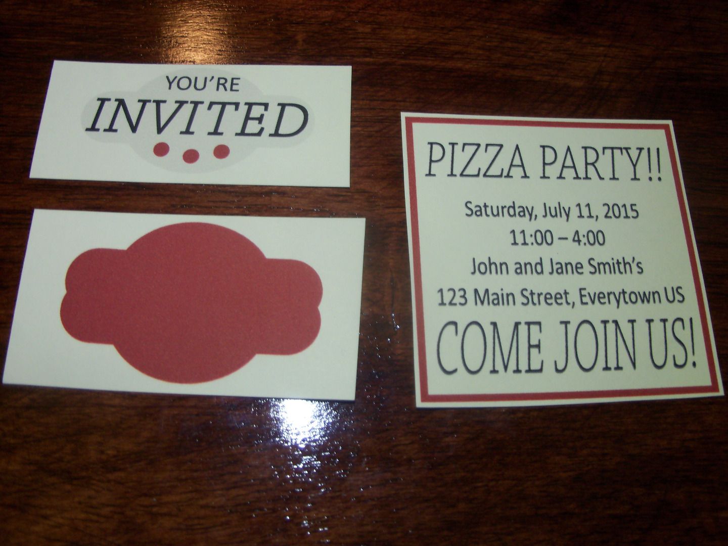 Pizza Box Party Invitation : 8 Steps (with Pictures) - Instructables