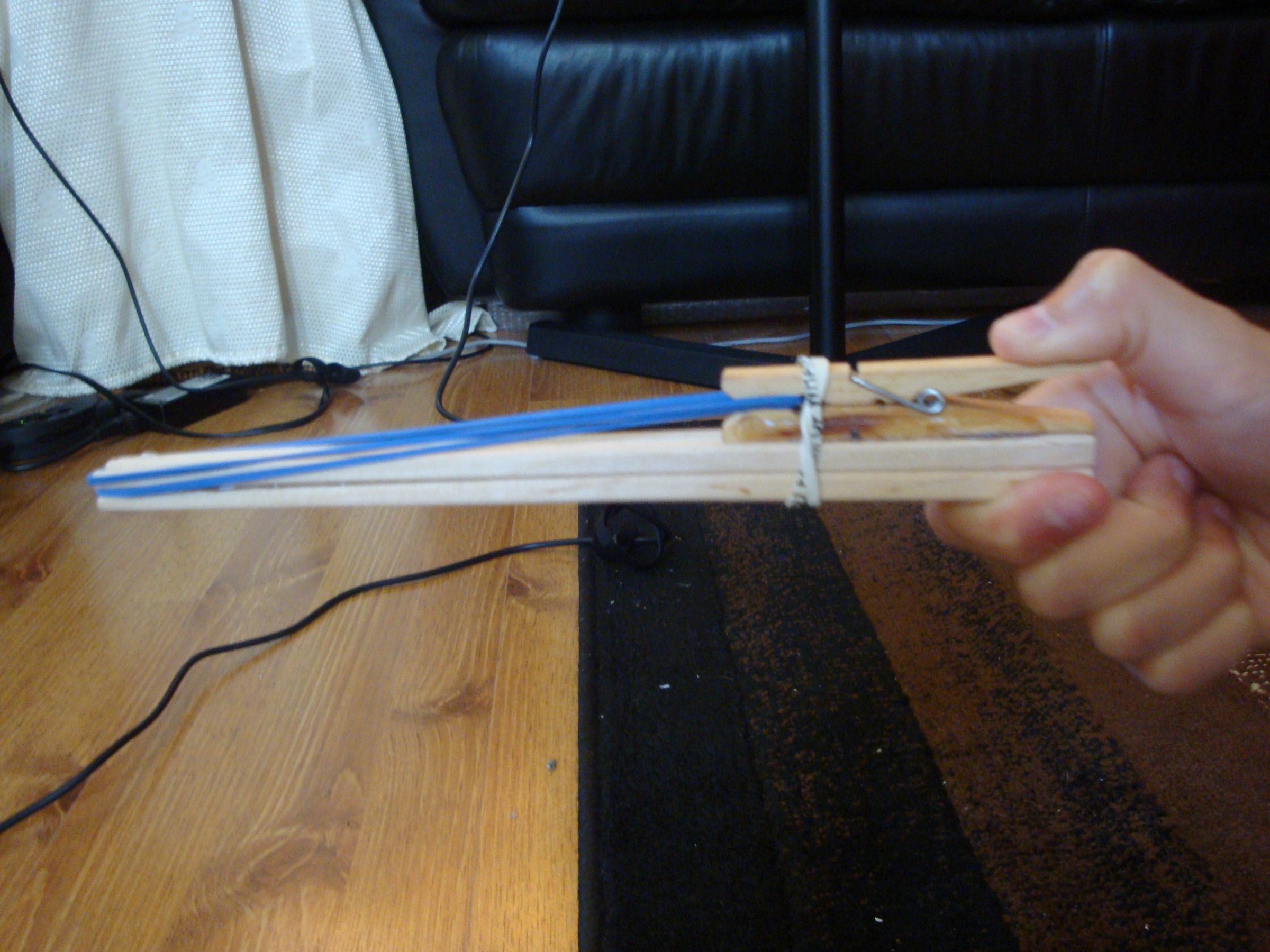 Super Simple Chopstick Rubber Band Gun : 4 Steps - Instructables