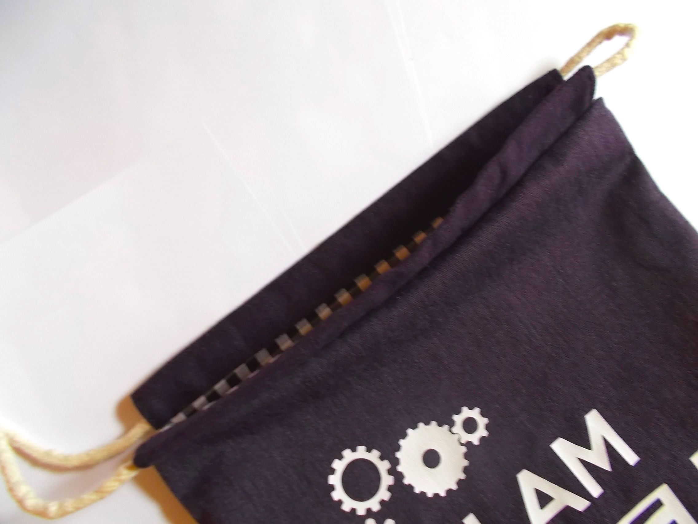 Lined Drawstring Backpack With Pocket : 13 Steps (with Pictures ...