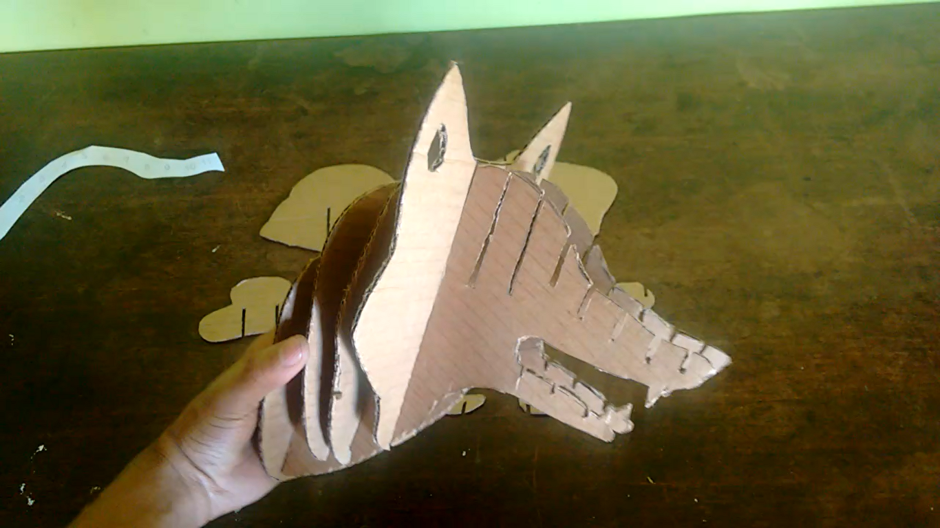 DIY - Cardboard Hunting Trophy (wolf Head) (with Pictures) - Instructables