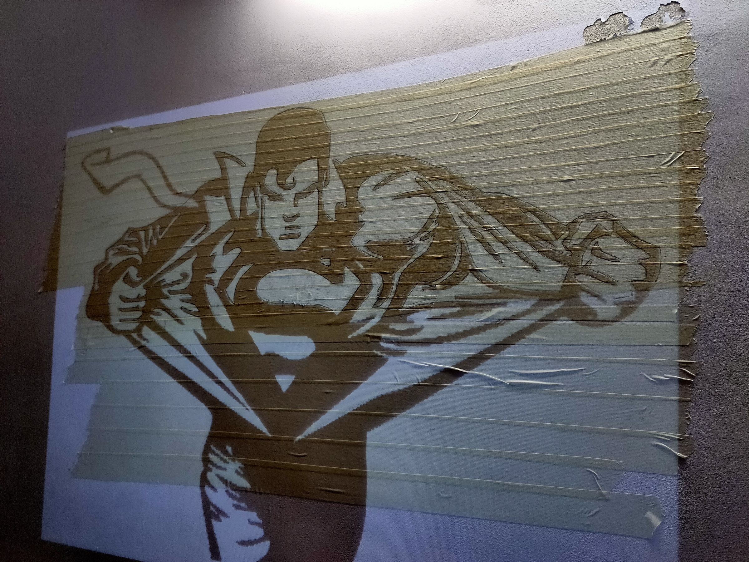 Making a Superman Wall Mural : 5 Steps (with Pictures) - Instructables