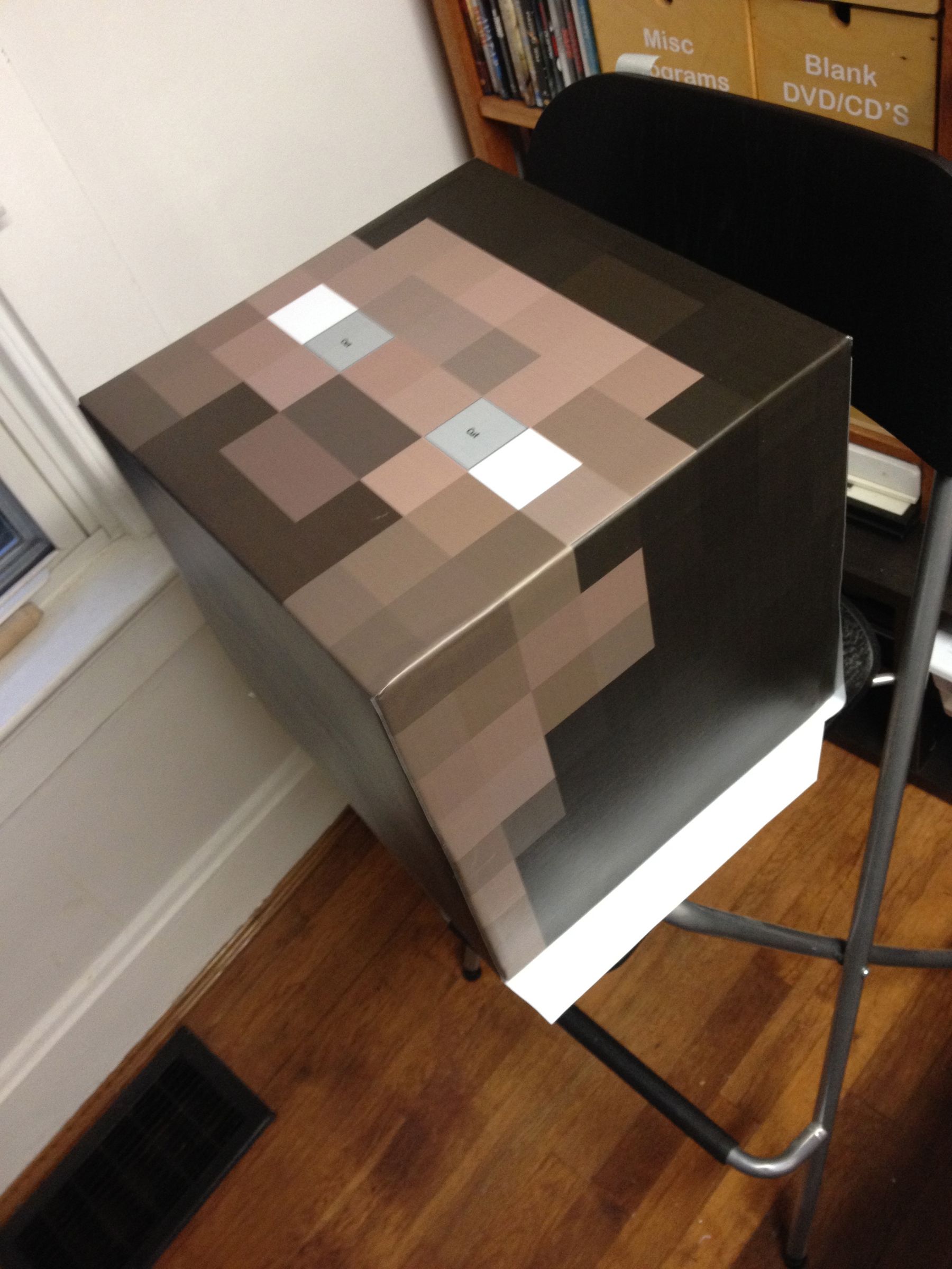 Minecraft Steve Stable Head Build : 10 Steps - Instructables