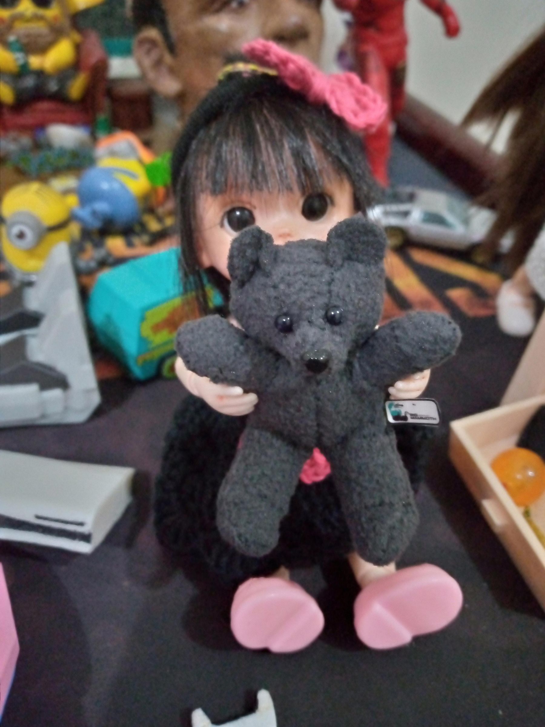 Making Little Teddy With Real Pattern Doll Hand Sewing : 6 Steps ...