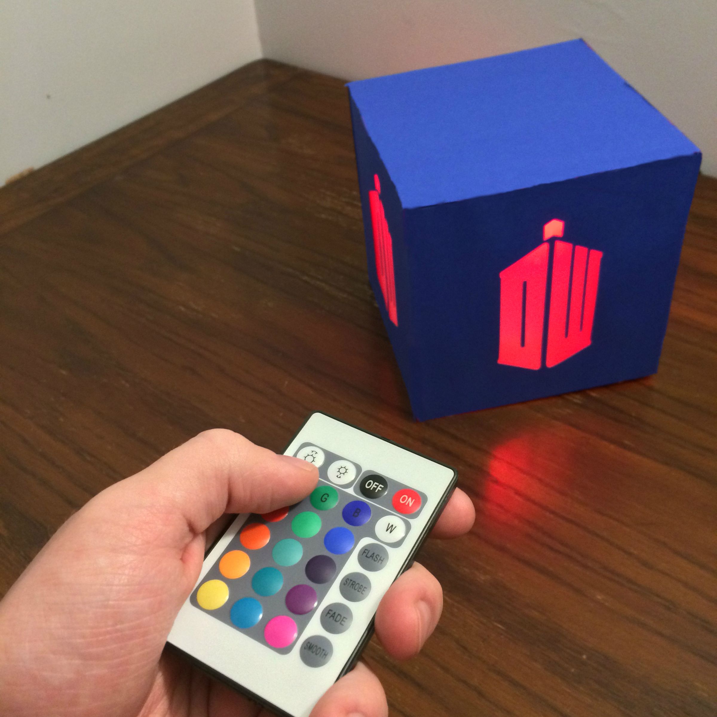 Customizable Remote Controlled Lamp : 7 Steps (with Pictures ...