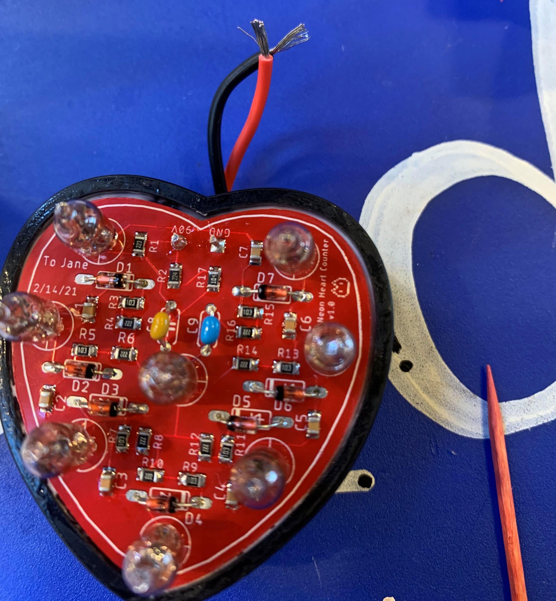 Neon Ring Counter Heart : 12 Steps (with Pictures) - Instructables