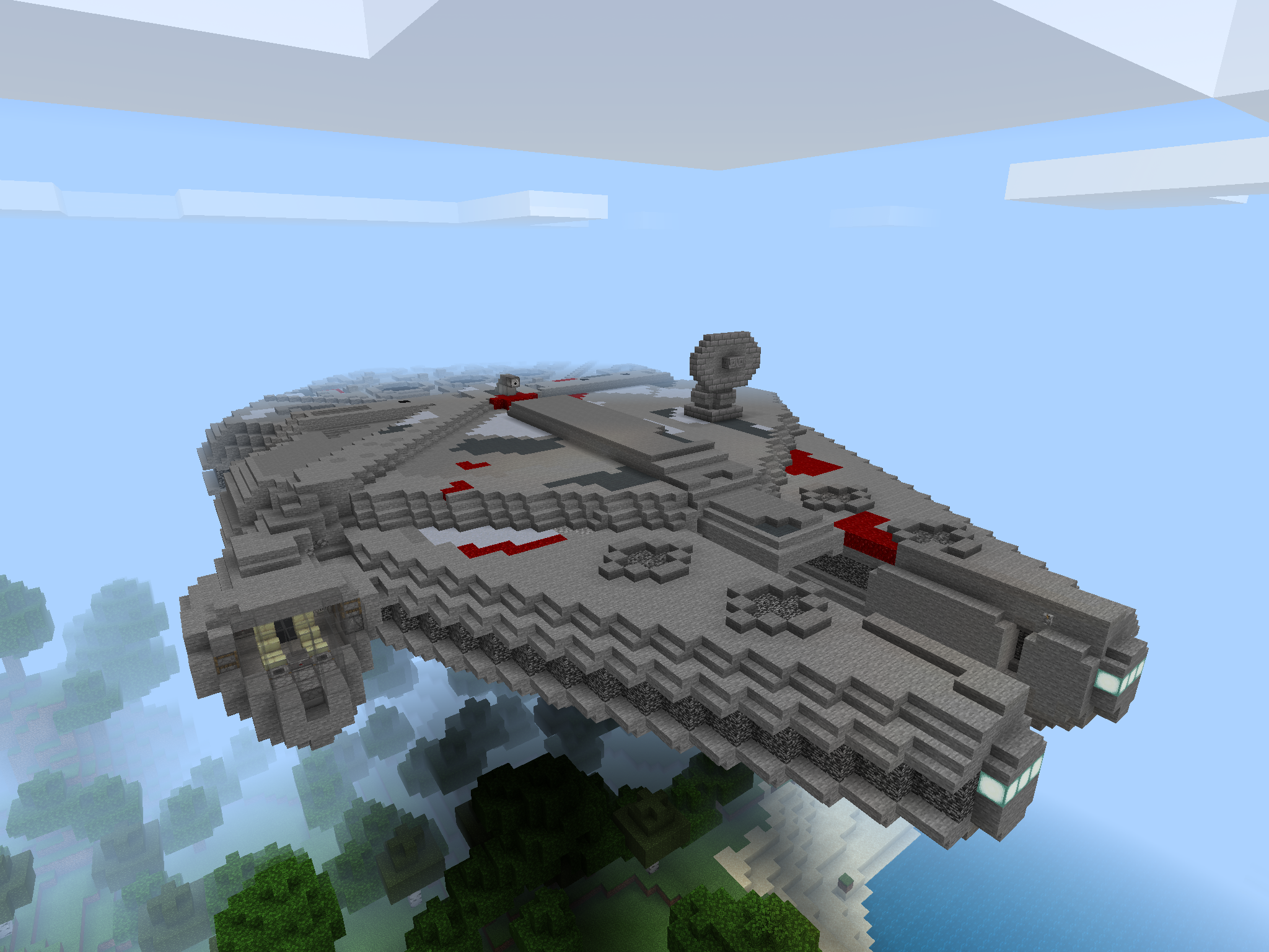 Minecraft - the Millennium Falcon : 7 Steps - Instructables