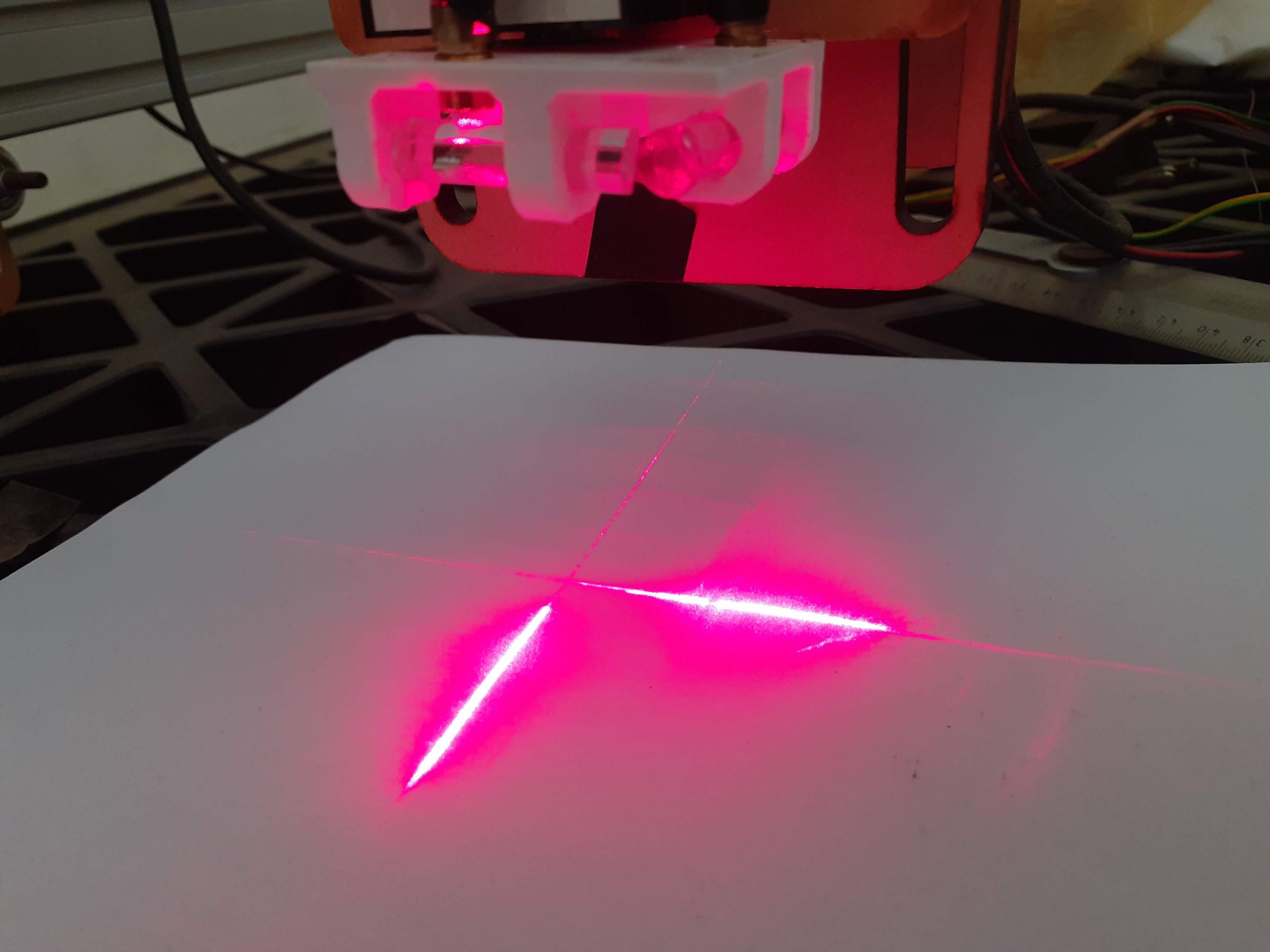 Laser Line Material Aligner for Laser Cutting Machine : 6 Steps ...