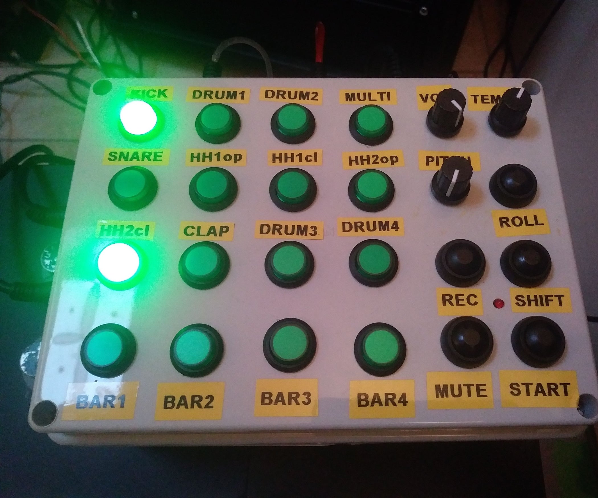Arduino Midi Rhythm Section Sequencer 8 Steps With Pictures Instructables