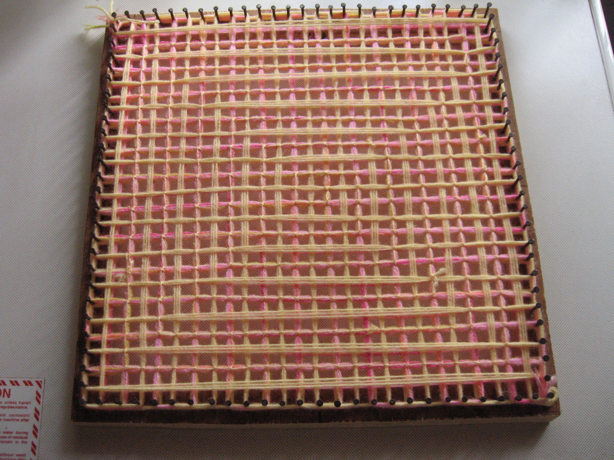 How to Weave a Mat With Small Pom Poms : 13 Steps (with Pictures ...