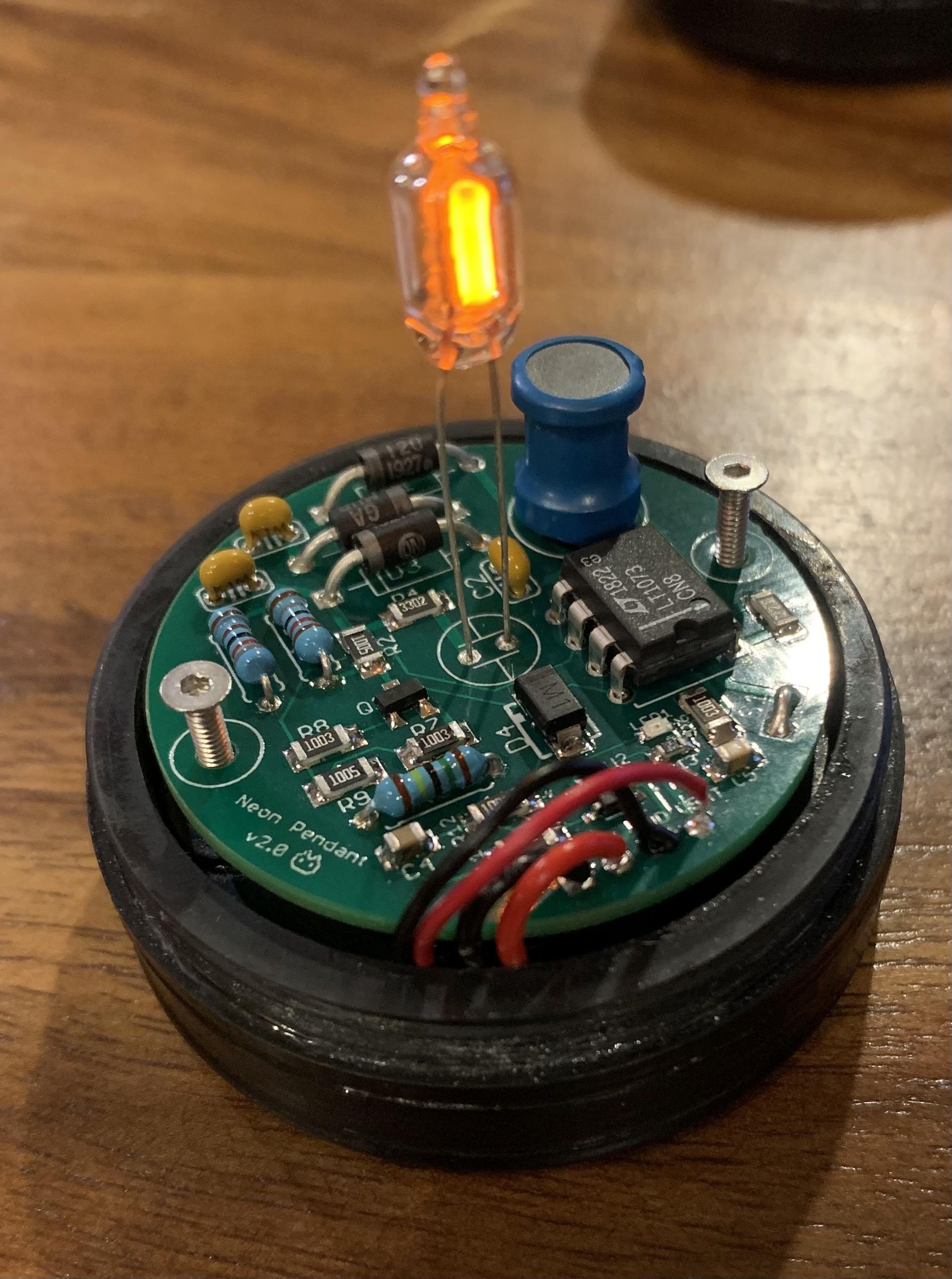 Neon Lamp Tea Light : 14 Steps (with Pictures) - Instructables