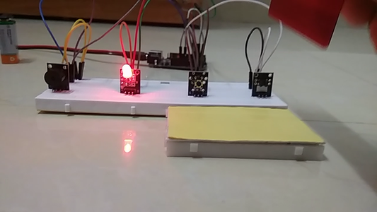 Arduino Light Blocking Sensor Photo Interrupter Module Keeping Your Cards Safe Prototype 2001