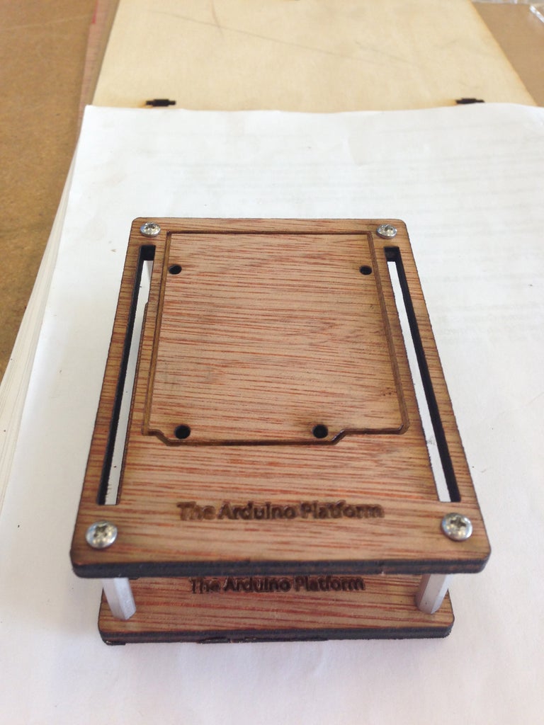 The Arduino Platform Laser Cut Holder For Arduino And Stuff 3 Steps Instructables 4996