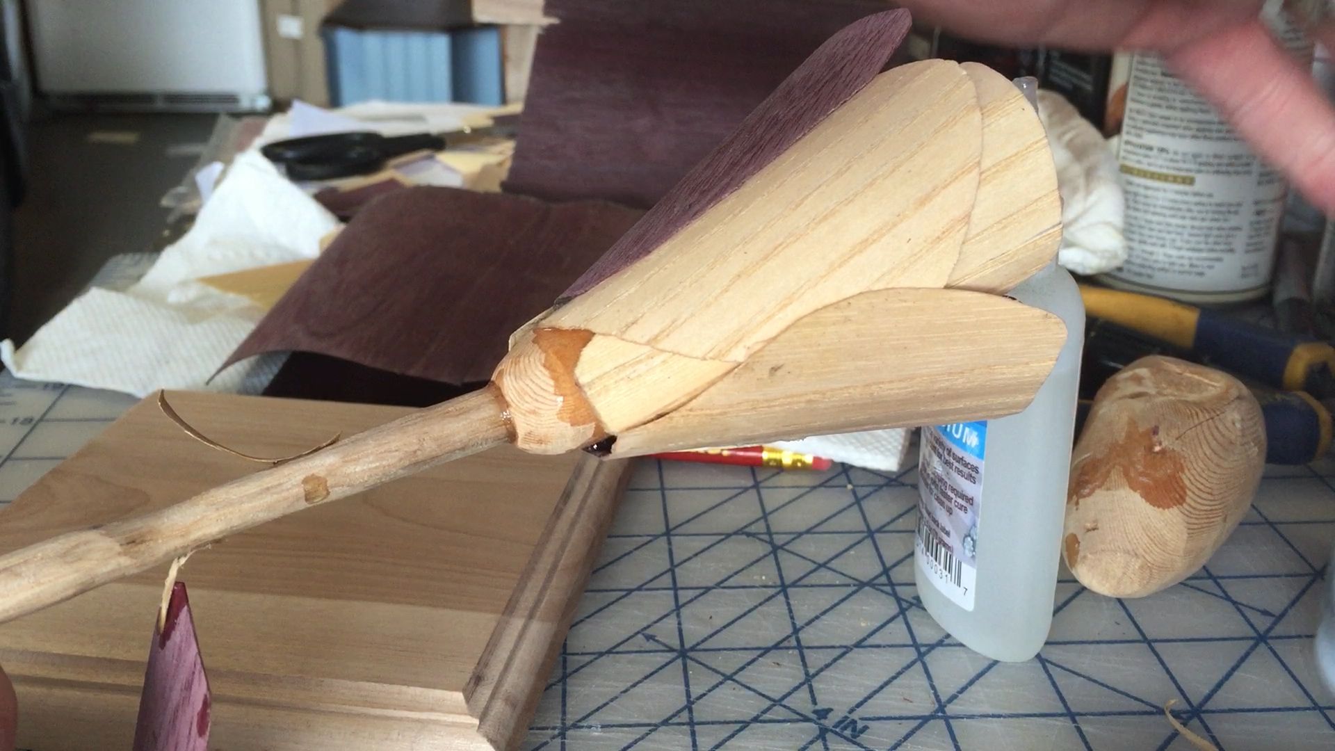 Wood Veneer Rose : 14 Steps (with Pictures) - Instructables