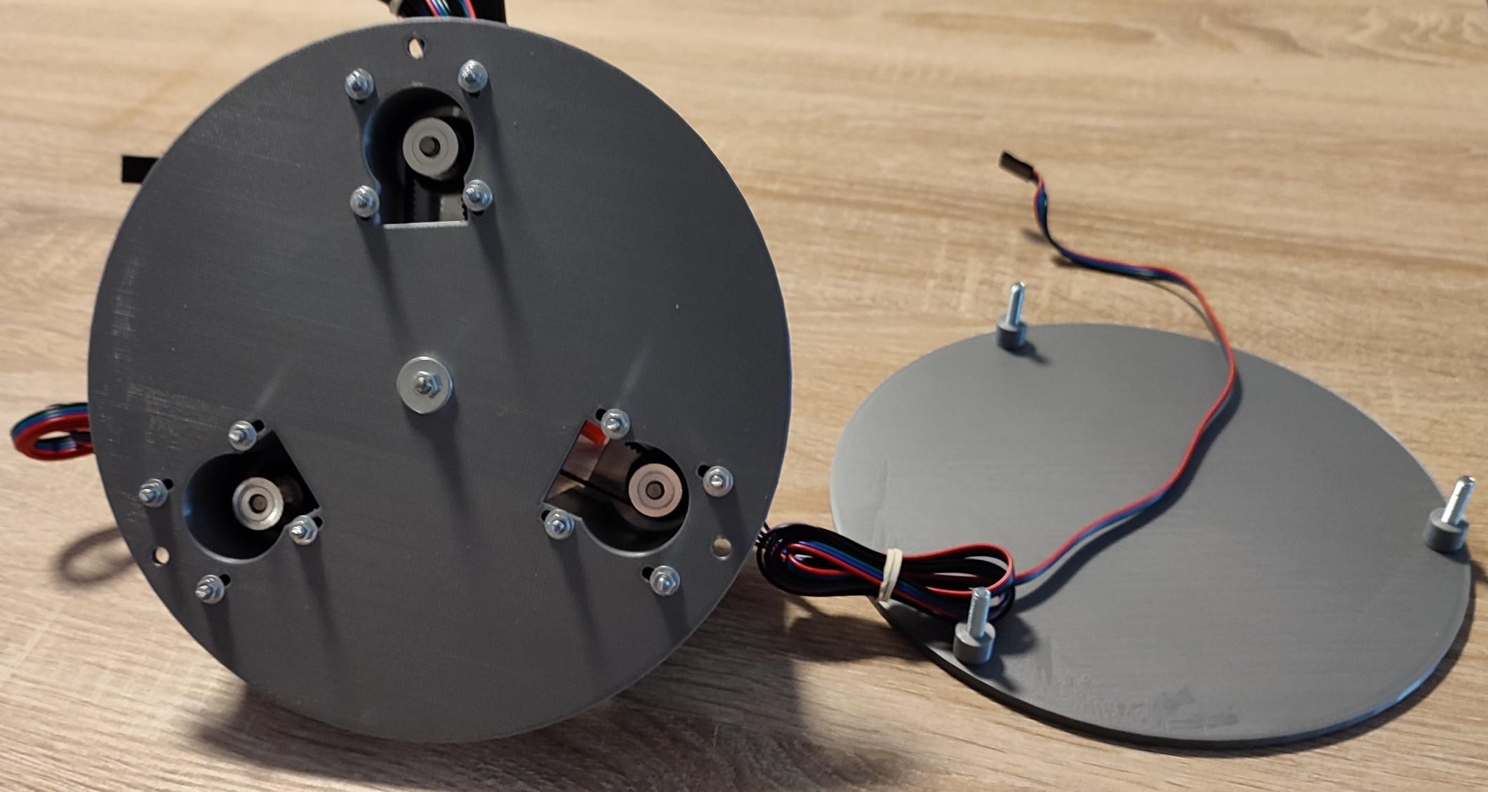 3D Printed Triple Shaft Stepper Motor Mechanism With Arduino Control ...