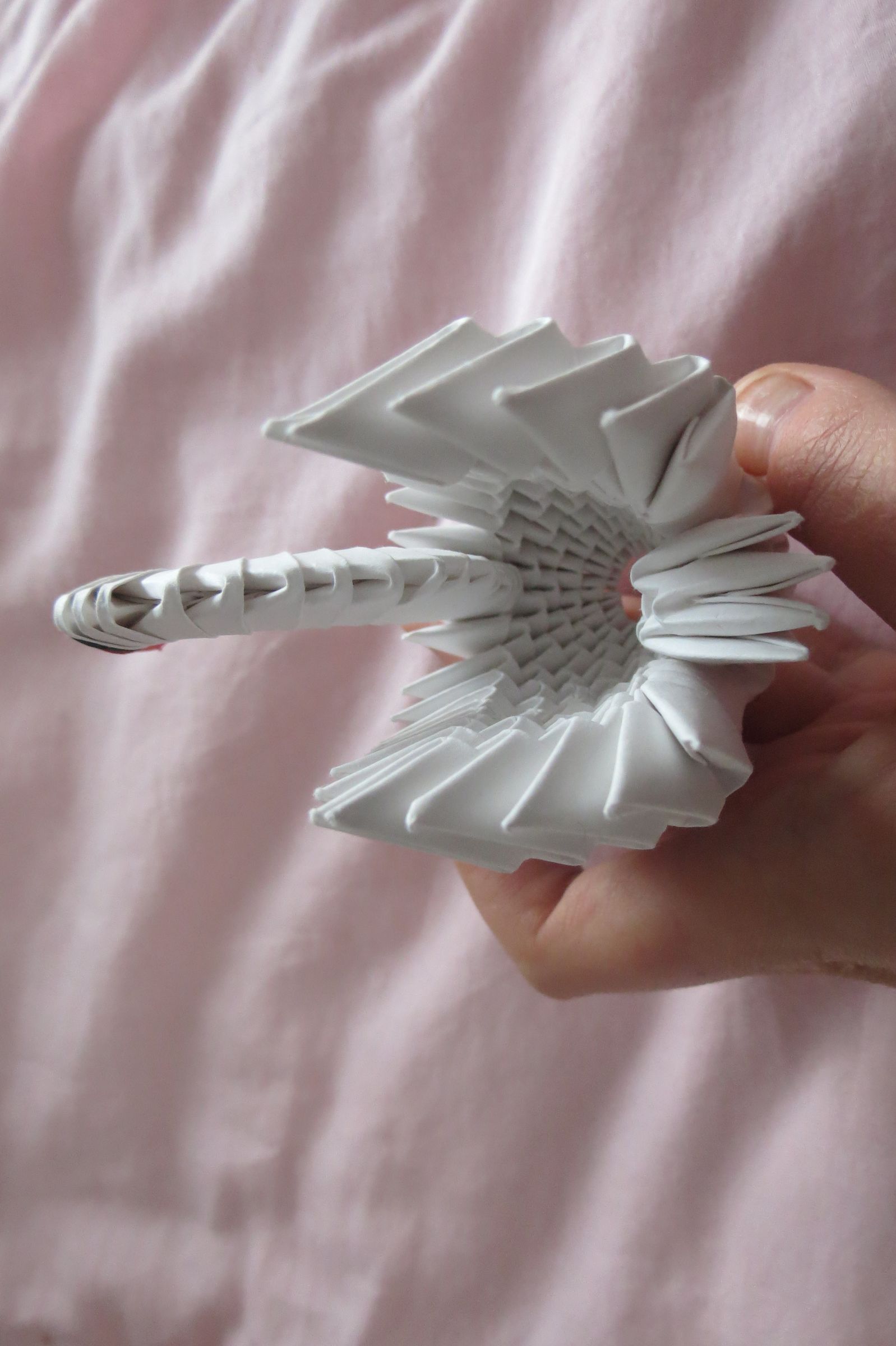 3d Origami Small Swan Golden Venture Folding