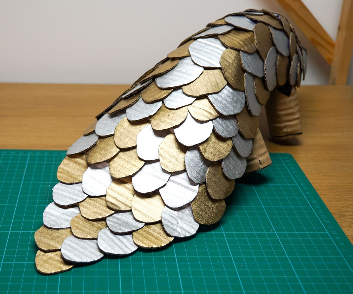 DIY Cardboard Pangolin | Sculpt an Armoured Animal With Recycled Card ...