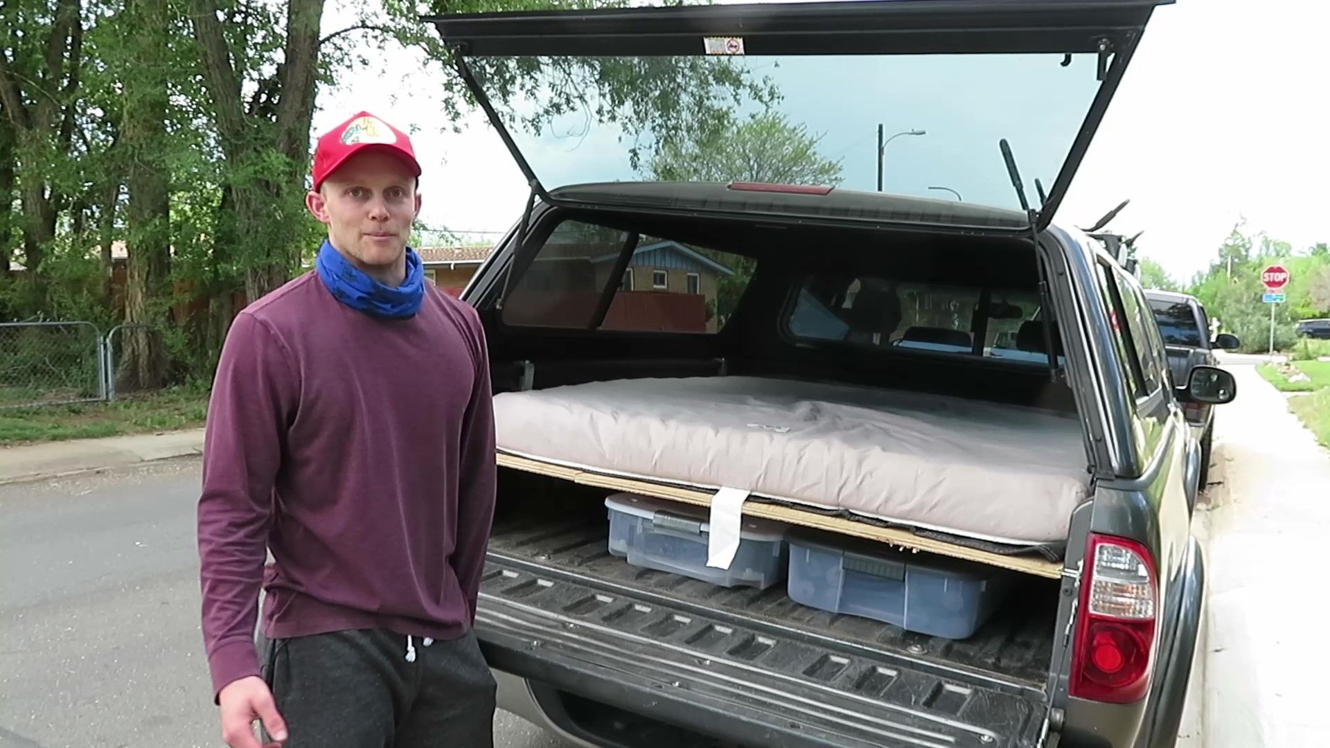 DIY Cheap Minimalist Truck Shell Camper Bed Platform : 5 Steps (with ...