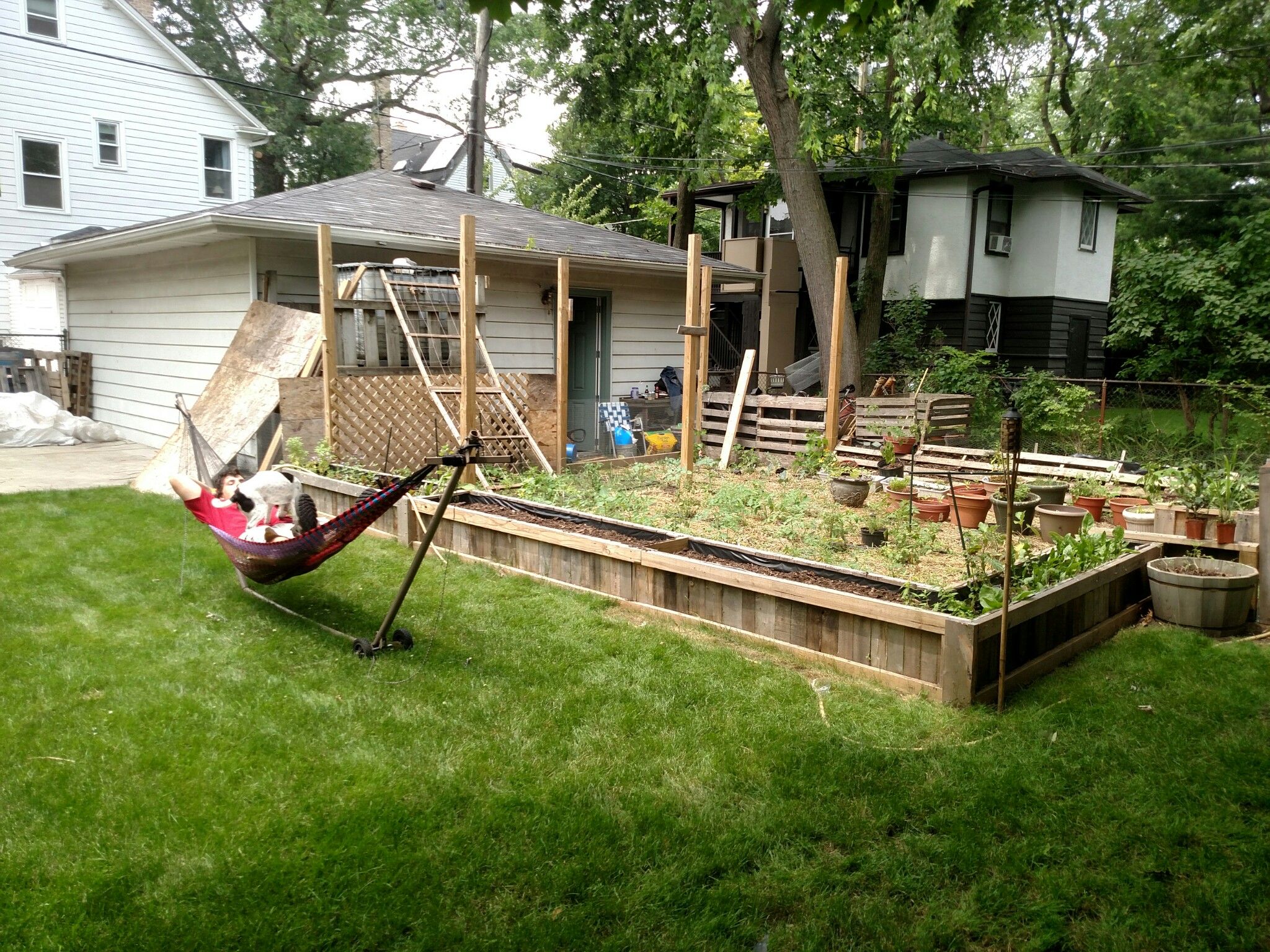 Outdoor Pallet Garden : 10 Steps (with Pictures) - Instructables