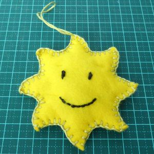 Felt Sun Ornament : 11 Steps (with Pictures) - Instructables