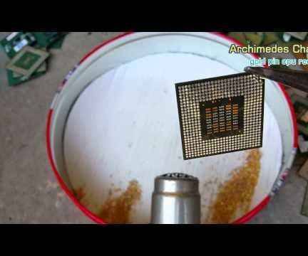 Scrap Gold Cpu Pin Recovery - Instructables