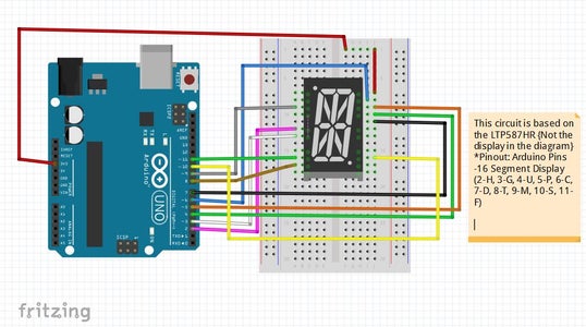 Bits4bots Message On An Alphanumeric Display Using Arduino 3 Steps 5180