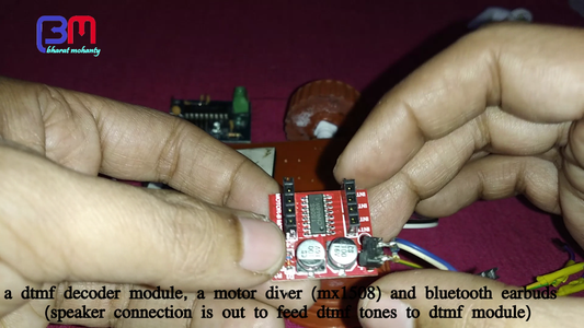 Dtmf Bluetooth Robot 3 Steps Instructables